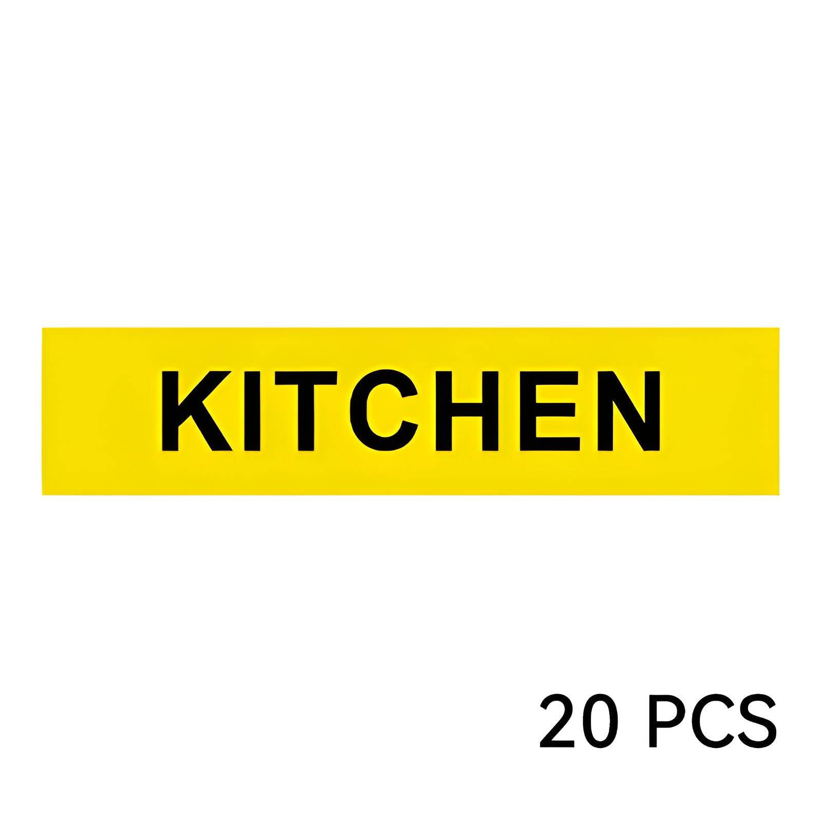 CCOCC 20Pcs Name Tags,Colorful Labels Sticker Labels,instant ...