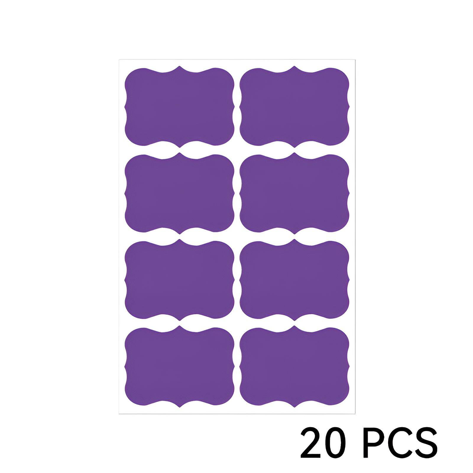 CCOCC 20Pcs Name Tags,Writable Labels Sticker Labels,Flexible Size Name ...
