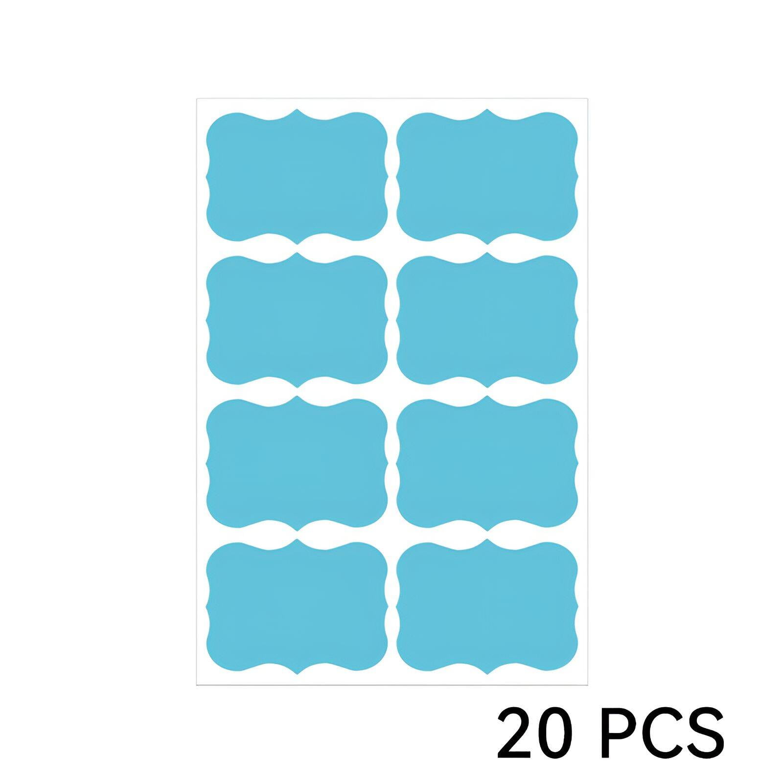 CCOCC 20Pcs Name Tags,Writable Surface Sticker Labels,Flexible Fit Name ...