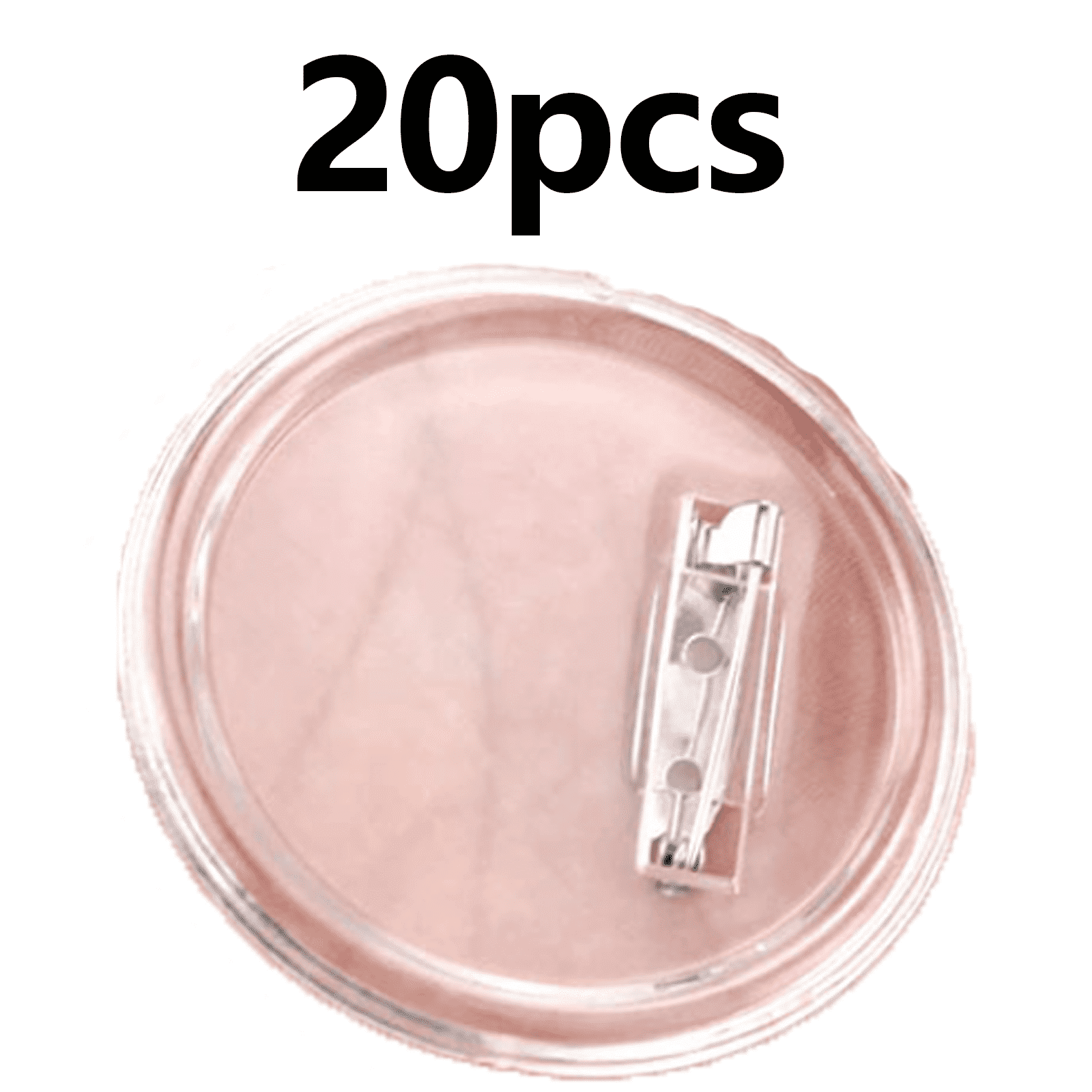 CCOCC 20Pcs Pins,High Transparency Finish Transparent Pins,Customizable ...