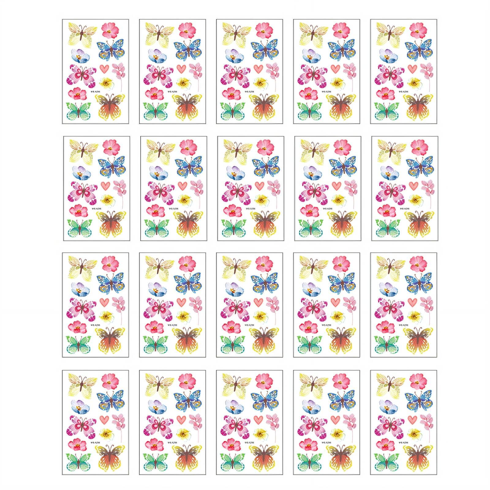 CCOCC 20Pcs Temporary Tattoo Kids,Decorative Crafts Photo Boxes Bottles ...