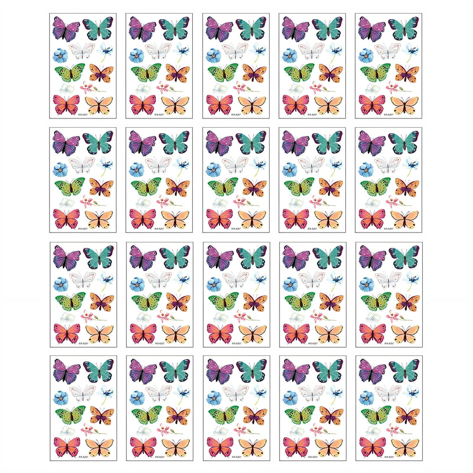 CCOCC 20Pcs Temporary Tattoo Kids,Decorative Crafts Photo Boxes Bottles ...