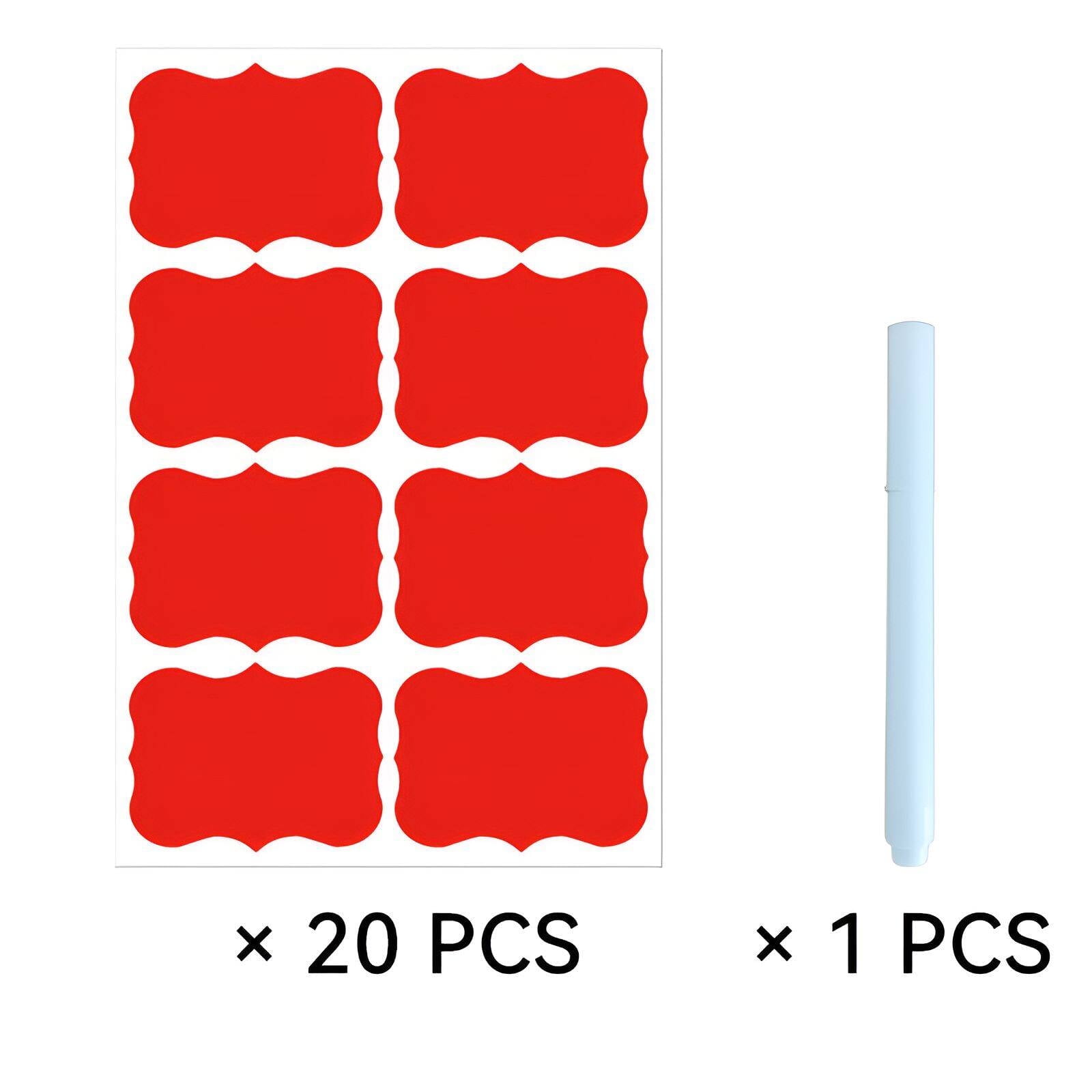 CCOCC 21Pcs Name Tags,Clear Marking Sticker Labels,Writable Labels Name ...
