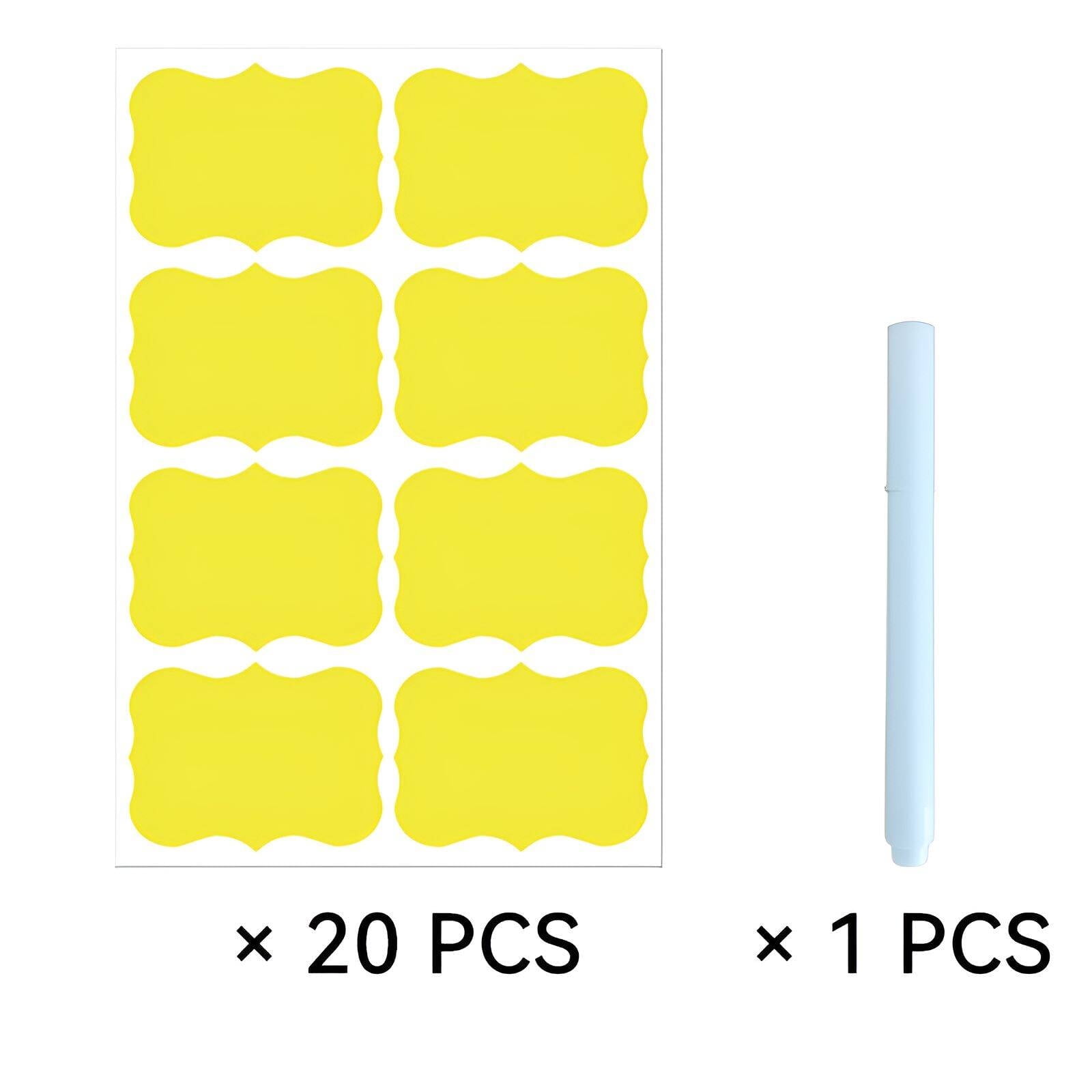 CCOCC 21Pcs Name Tags,Easy Removal Sticker Labels,Writable Surface Name ...