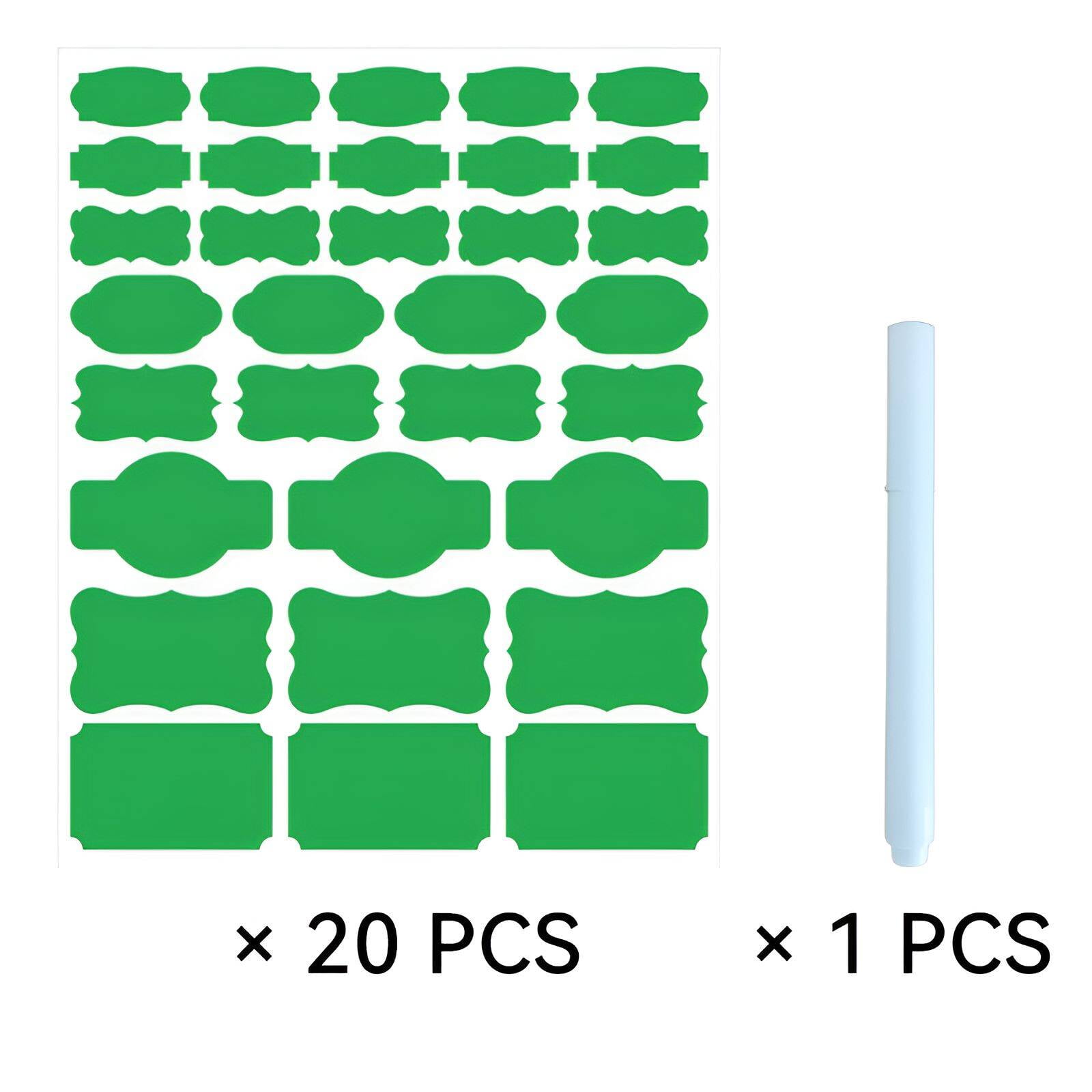 CCOCC 21Pcs Name Tags,Writable Markers Sticker Labels,Easy Removal Name ...