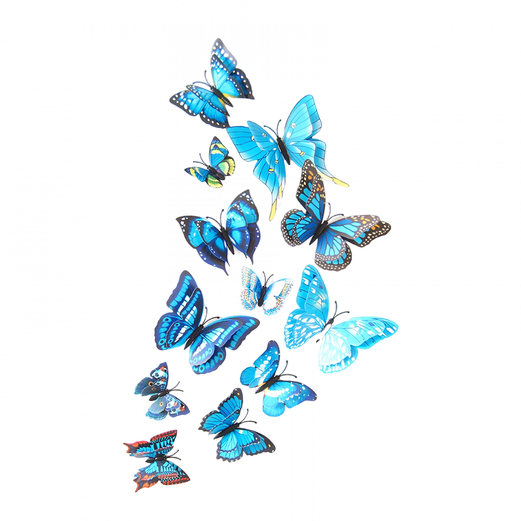CCOCC 24Pcs Butterfly Fridge Magnets,3D Butterfly Wing Design ...
