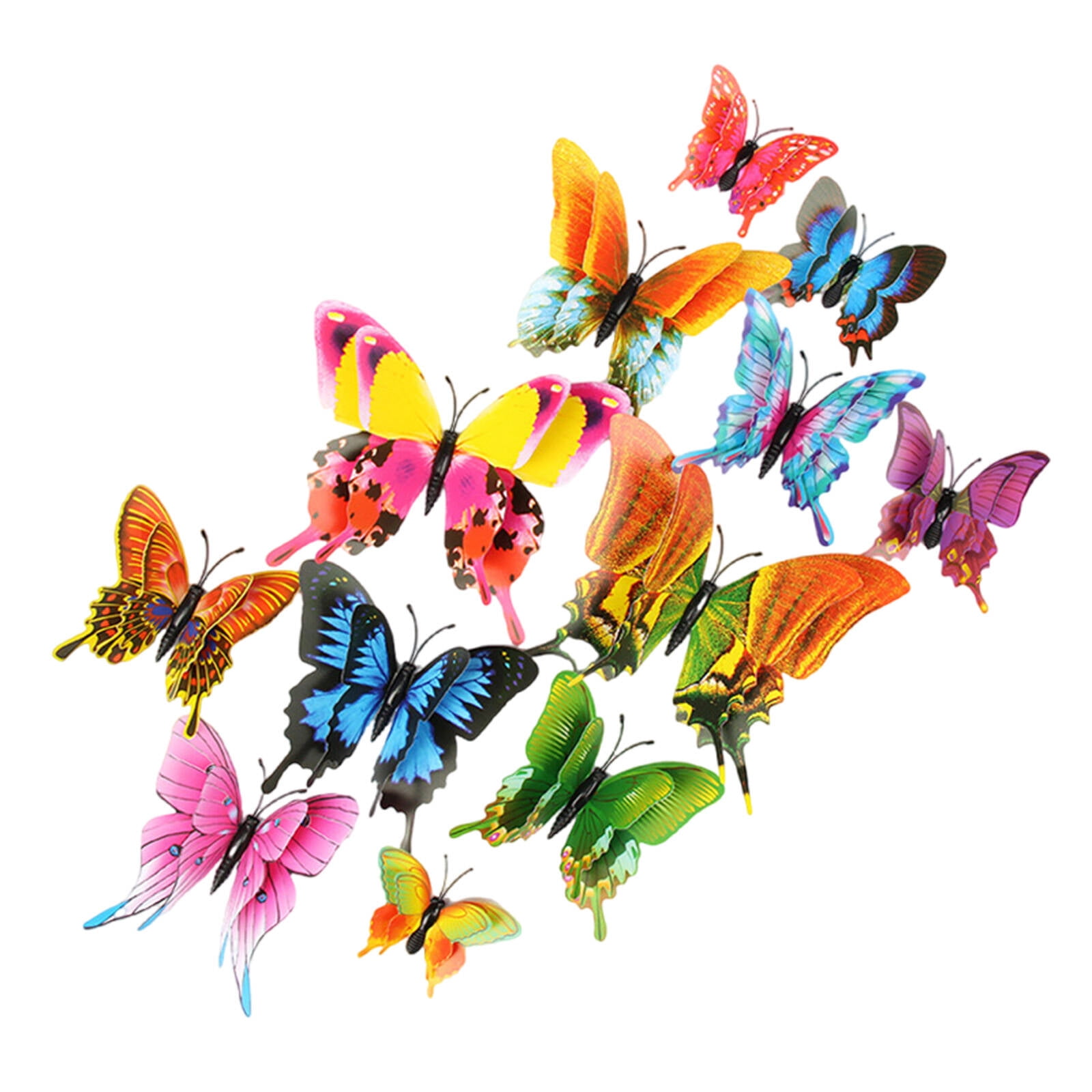 CCOCC 24Pcs Butterfly Fridge Magnets,3D Layered Butterfly Design ...