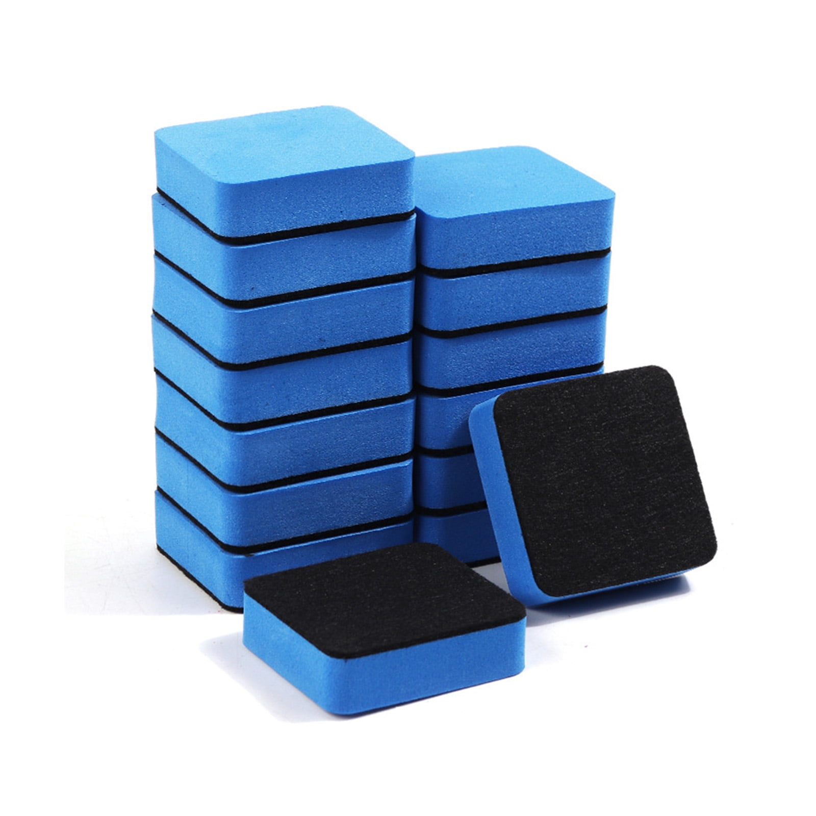 CCOCC 24Pcs Dry Erase Eraser - 1.5cm Thick Blue Eraser, Ideal for White ...