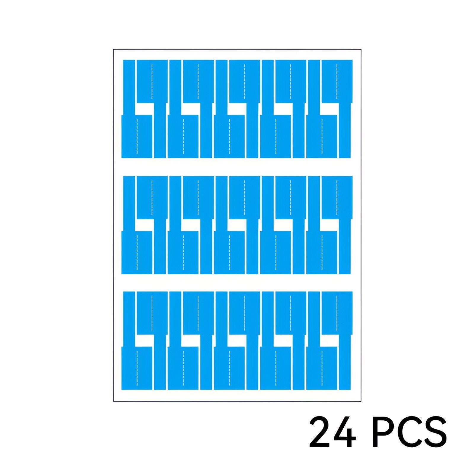 CCOCC 24Pcs Name Tags,Quick Identification Sticker Labels,Clear ...