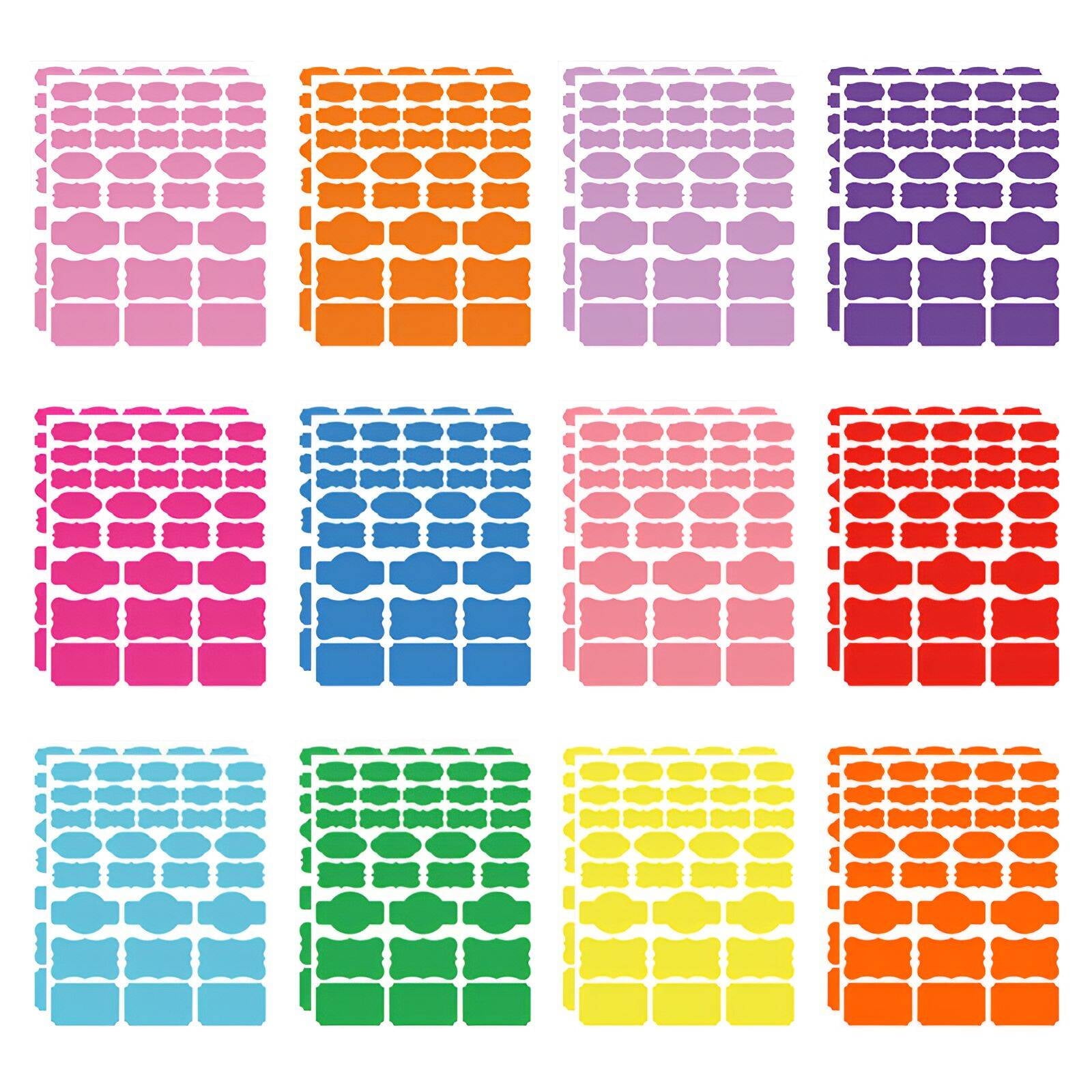 CCOCC 24Pcs Name Tags,Strong Adhesion Sticker Labels,Easy Peel Name Tag ...