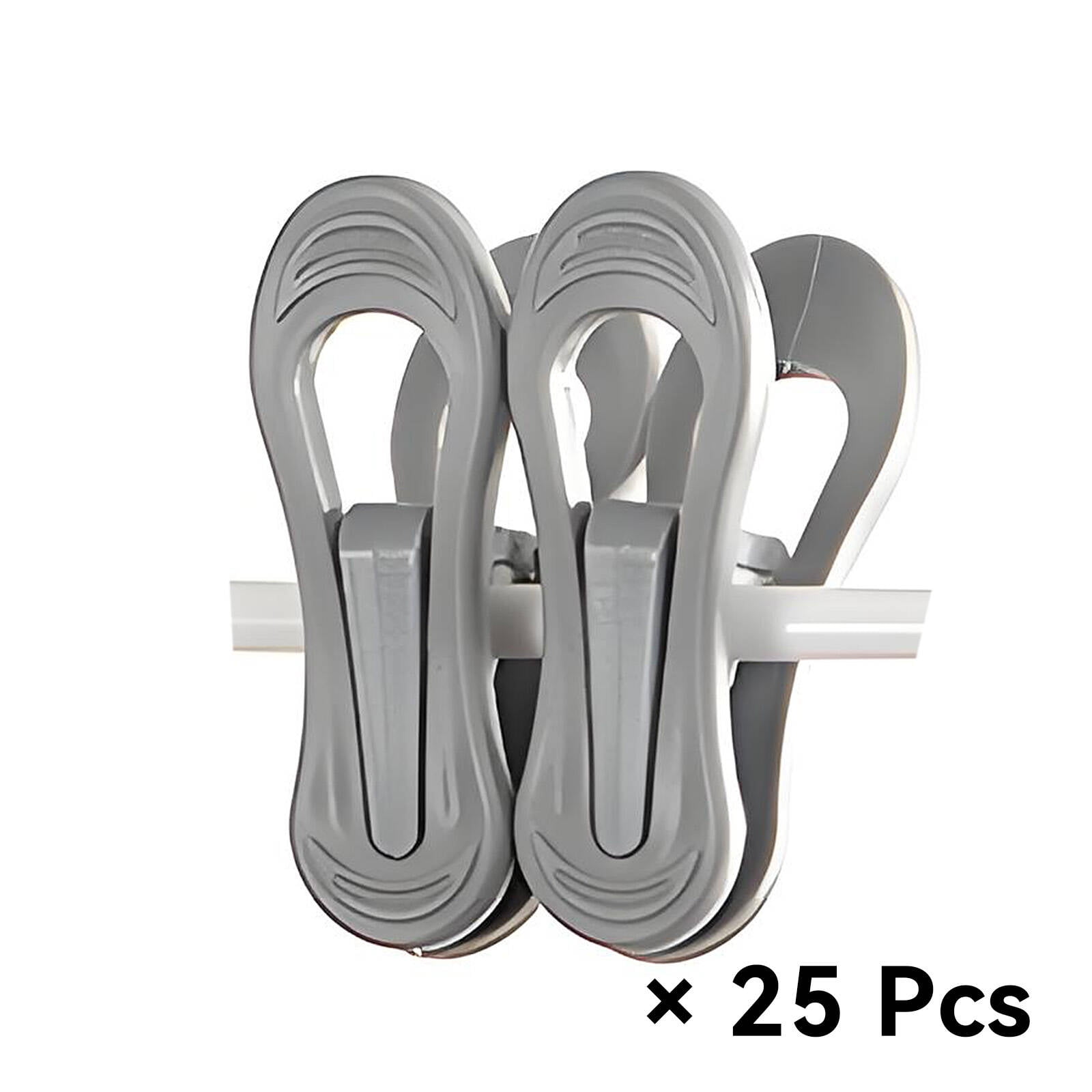 CCOCC 25 Pcs Clothes Pins,7*2.5cm Dual Anti-Slip Design Small Binder ...