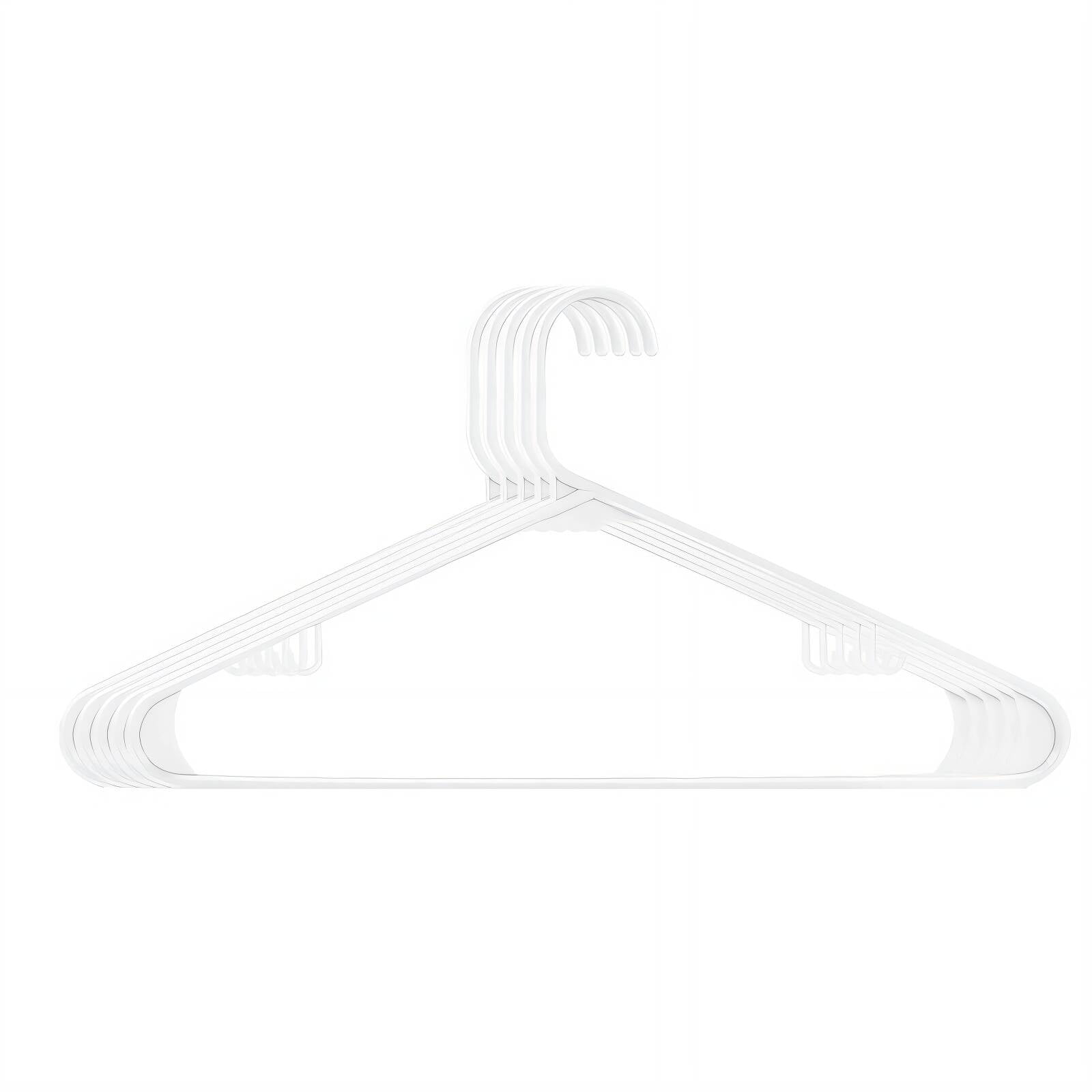 CCOCC 25 Pcs Plastic Hangers Made From 100% New Pp Material for ...