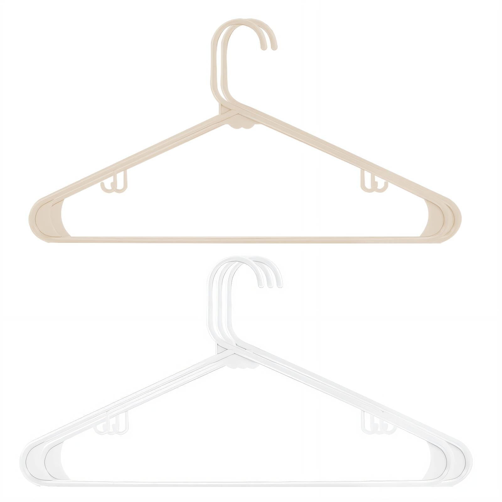 CCOCC 25 Pcs Plastic Hangers Strong Enough to Support Heavy Items ...