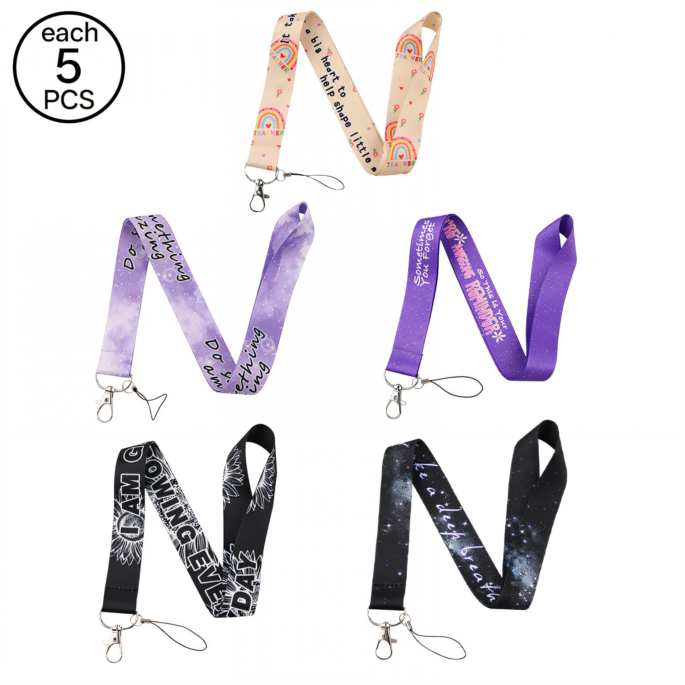 CCOCC 25Pcs Lanyards for Id Badges,Uniform Shell Shape Lanyards for ...