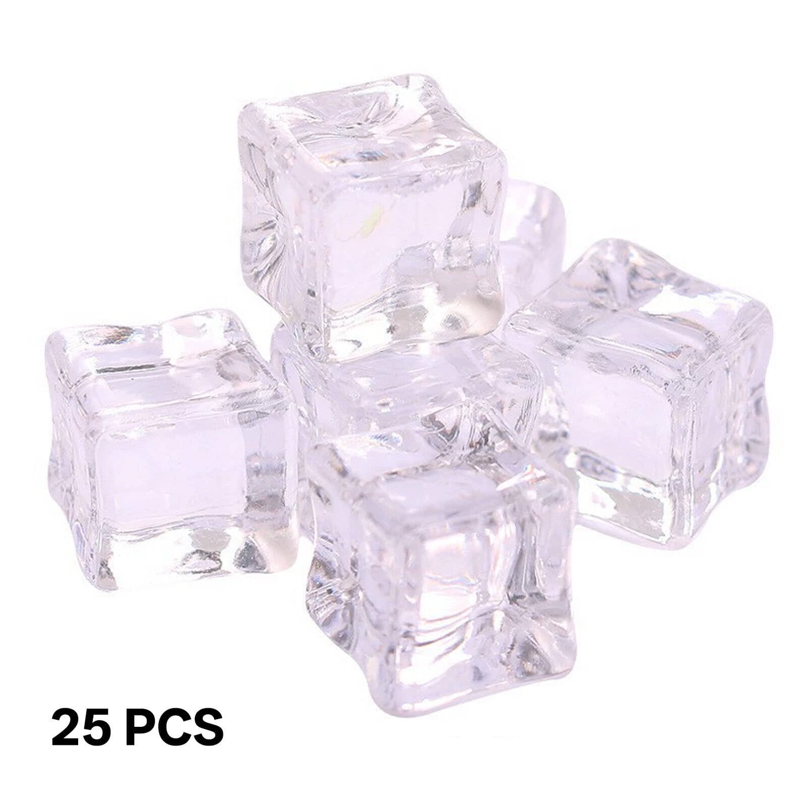 CCOCC 25Pcs Reusable Ice Cubes Car Ornament,Funny Ornaments,Acrylic ...