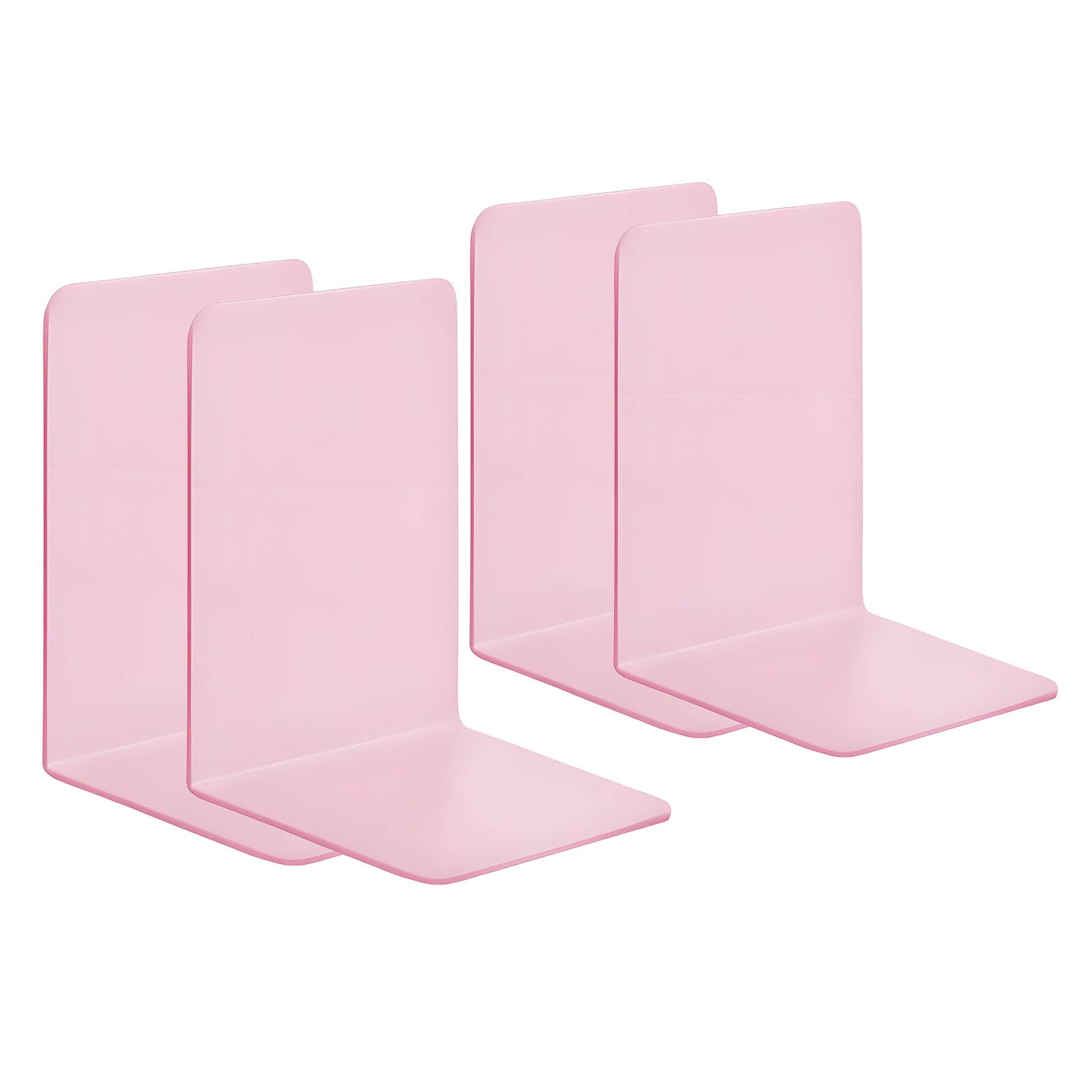 CCOCC 2Pairs Acrylic Book Stand,Easy Access Book Ends,Stable Book ...