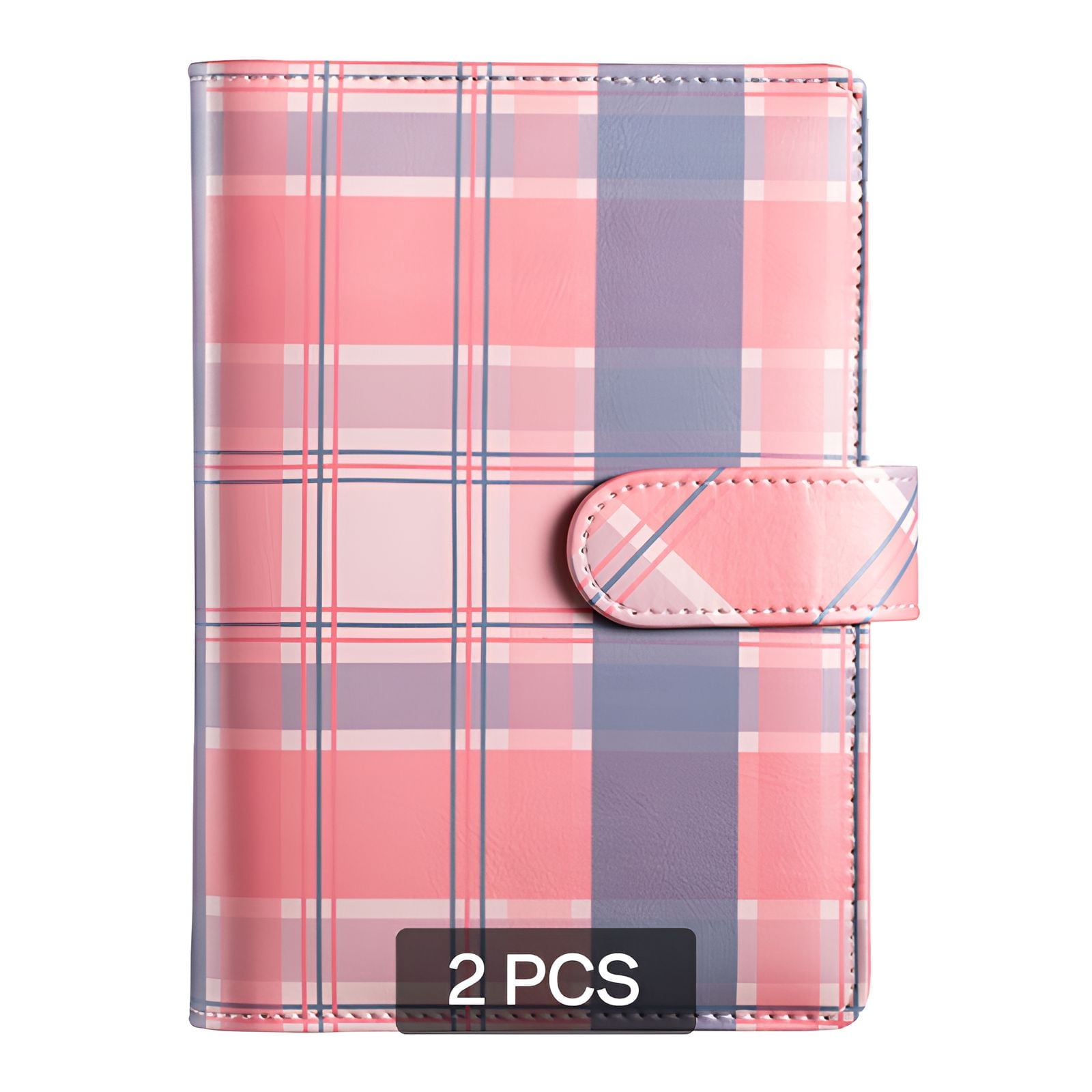 CCOCC 2Pcs Budget Binder,Airy Plaid Print Cover Styling 100 Envelopes ...