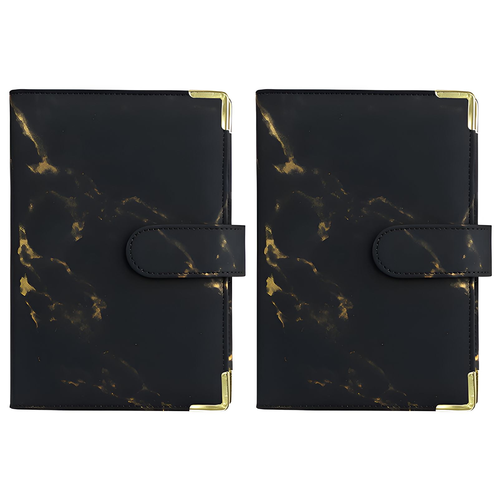 CCOCC 2Pcs Budget Binder,Blossom Marble Texture Union Budget Binder ...