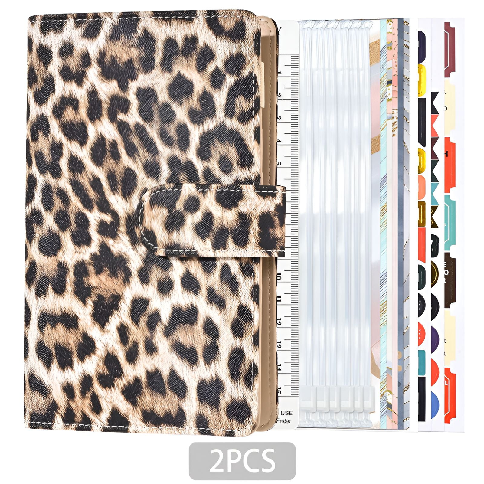 CCOCC 2Pcs Budget Binder,Six-Hole Refillable Structure Flexible Insert ...