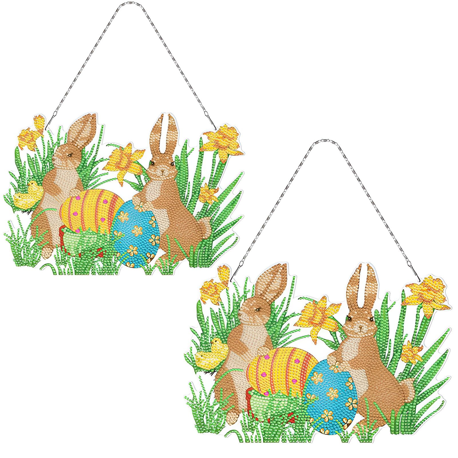 CCOCC 2Pcs Easter Diamond Art,Detailed Craftsmanship Diamond Art ...
