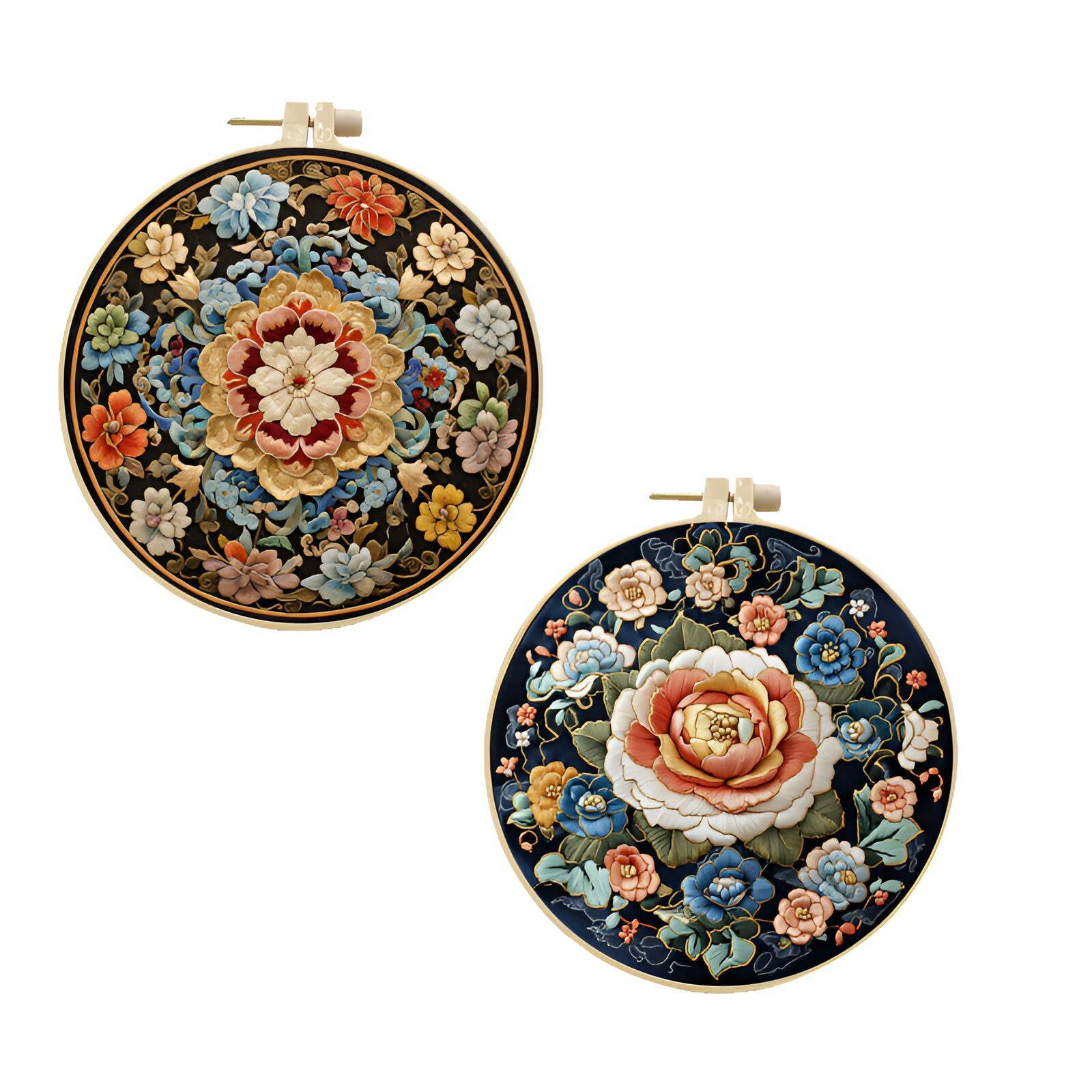 CCOCC 2Pcs Embroidery Kit,Fun Family Project Embroidery Kit,Spark ...