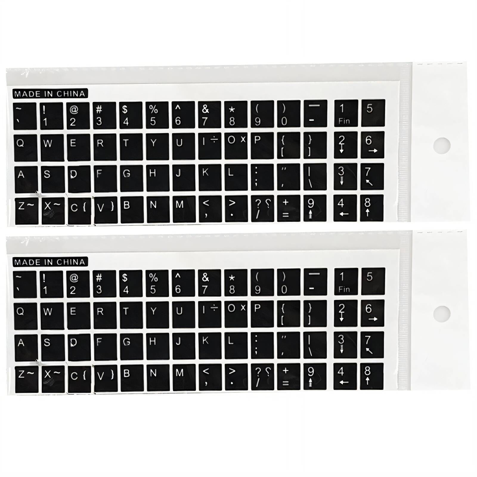 CCOCC 2Pcs Keyboard Cover,Computer Accessories Keyboard Stickers,10 ...
