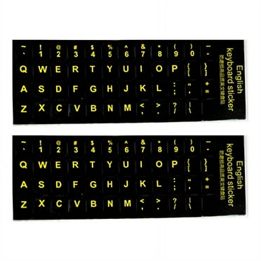 Keyboard Stickers, Waterproof Coating Laptop Keycaps Stickers 2 PCS For ...