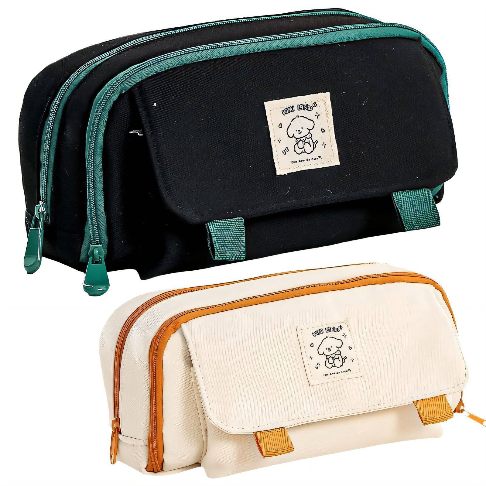 CCOCC 2Pcs Pencil Pouch,Modern Spacious Pencil Pouch,Portable Multi ...