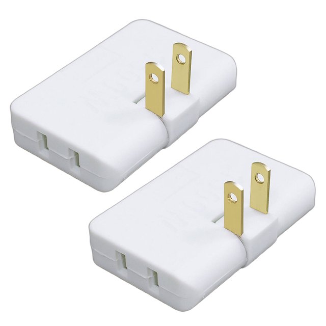 CCOCC 2Pcs Speaker Wire Connector Rotational Design Flat Plug Ultra ...