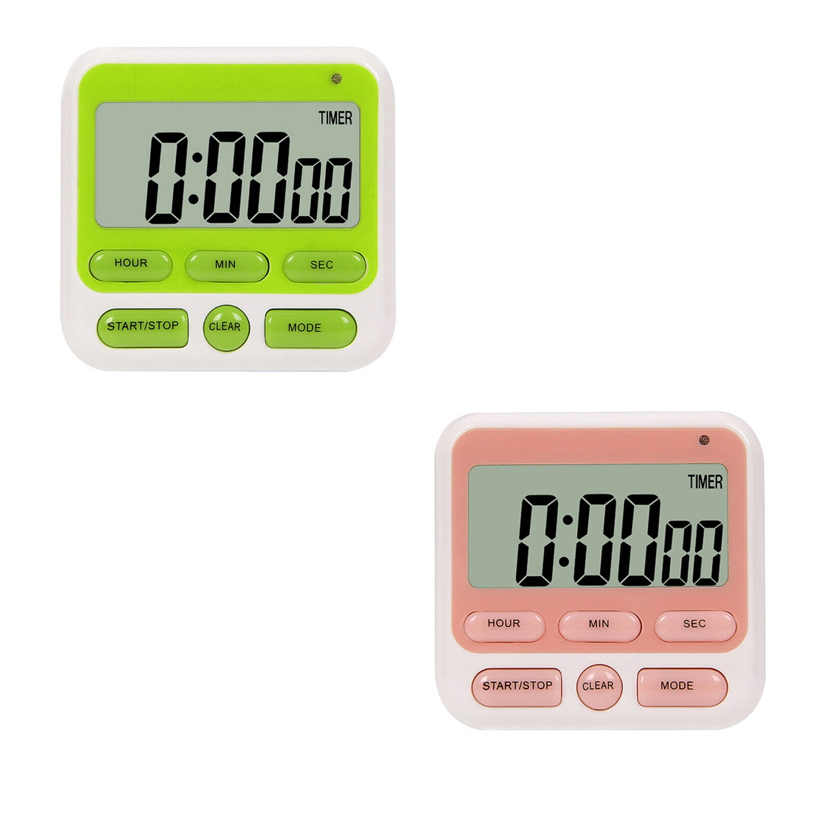 Ccocc 2pcs Timer Loud Alert Reminder Visual Timer Compact And Lightweight Easy To Use Timer