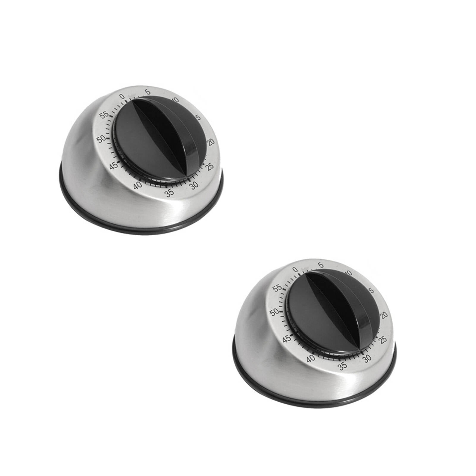 CCOCC 2Pcs Timer,Minimalistic Design Kitchen Timer,Sturdy Stainless Steel Construction Timers ...