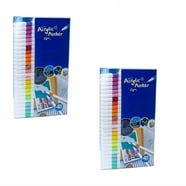 Arrtx Acrylic Paint Markers, 15mm Jumbo Felt Tip, 10 Vibrant Colors ...