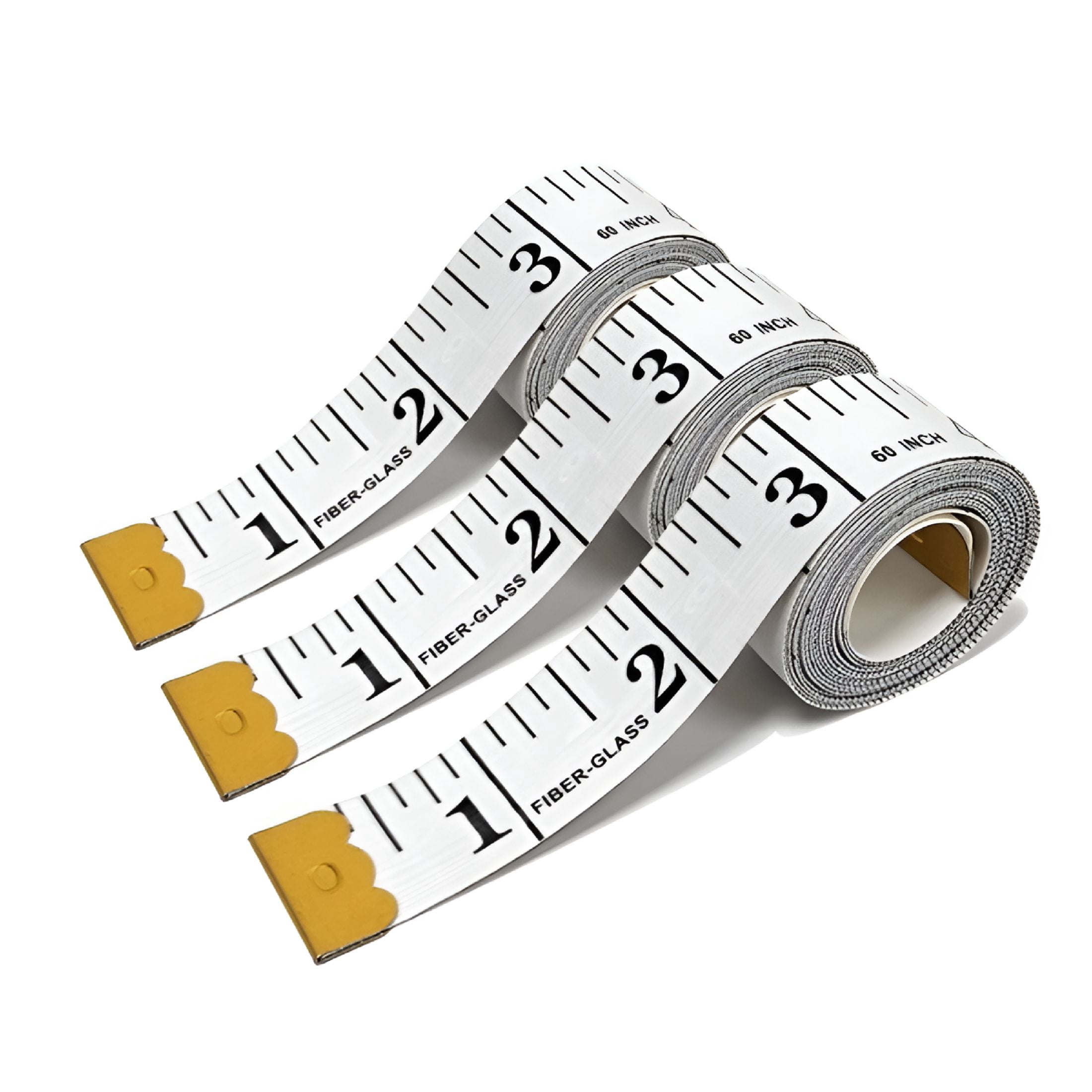 CCOCC 3 Measuring Tapes Double Scale Tailor Seamstress Cloth Body Ruler ...