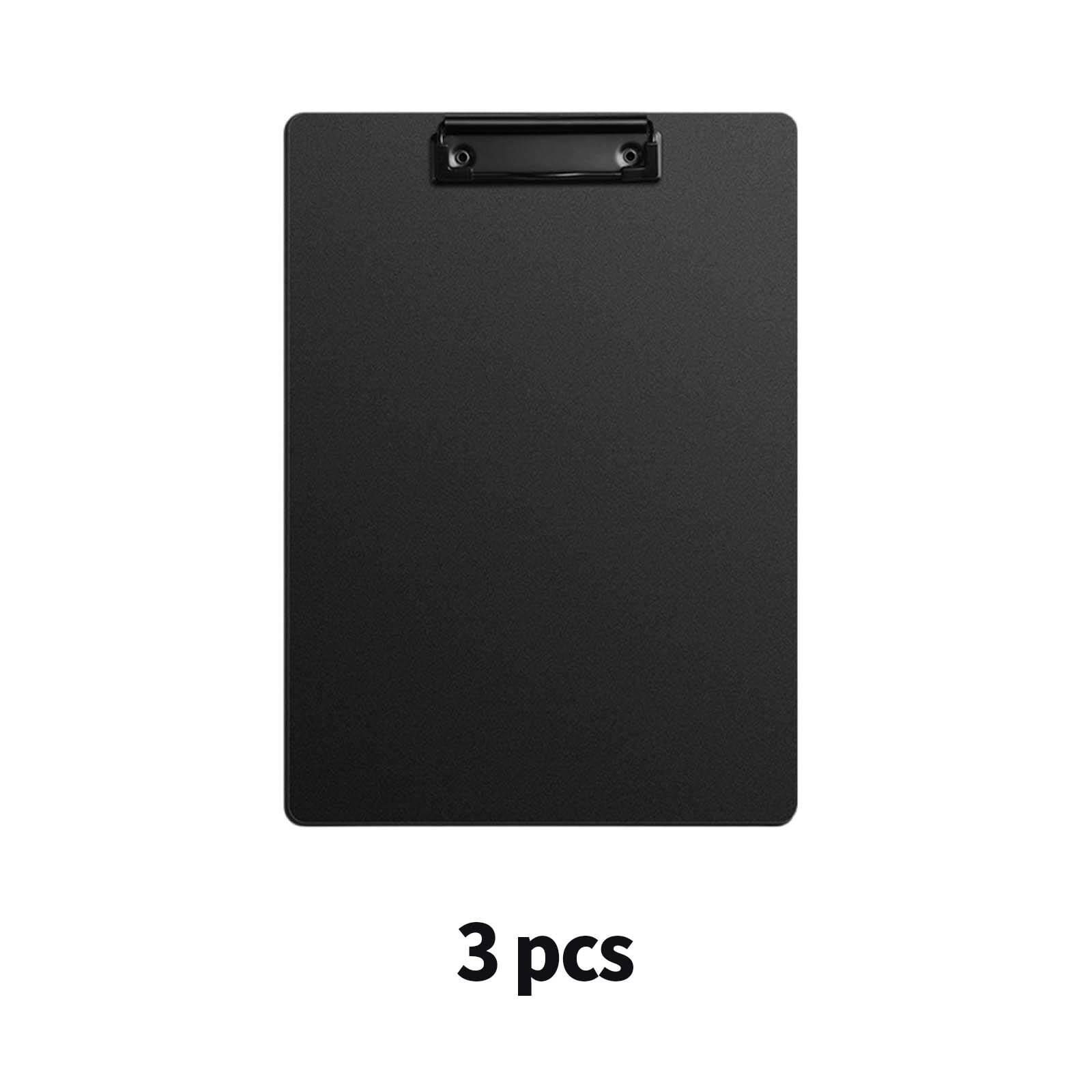 CCOCC 3 Pcs Clipboard,PP Material Clipboard with Storage,Arc Side Angle ...