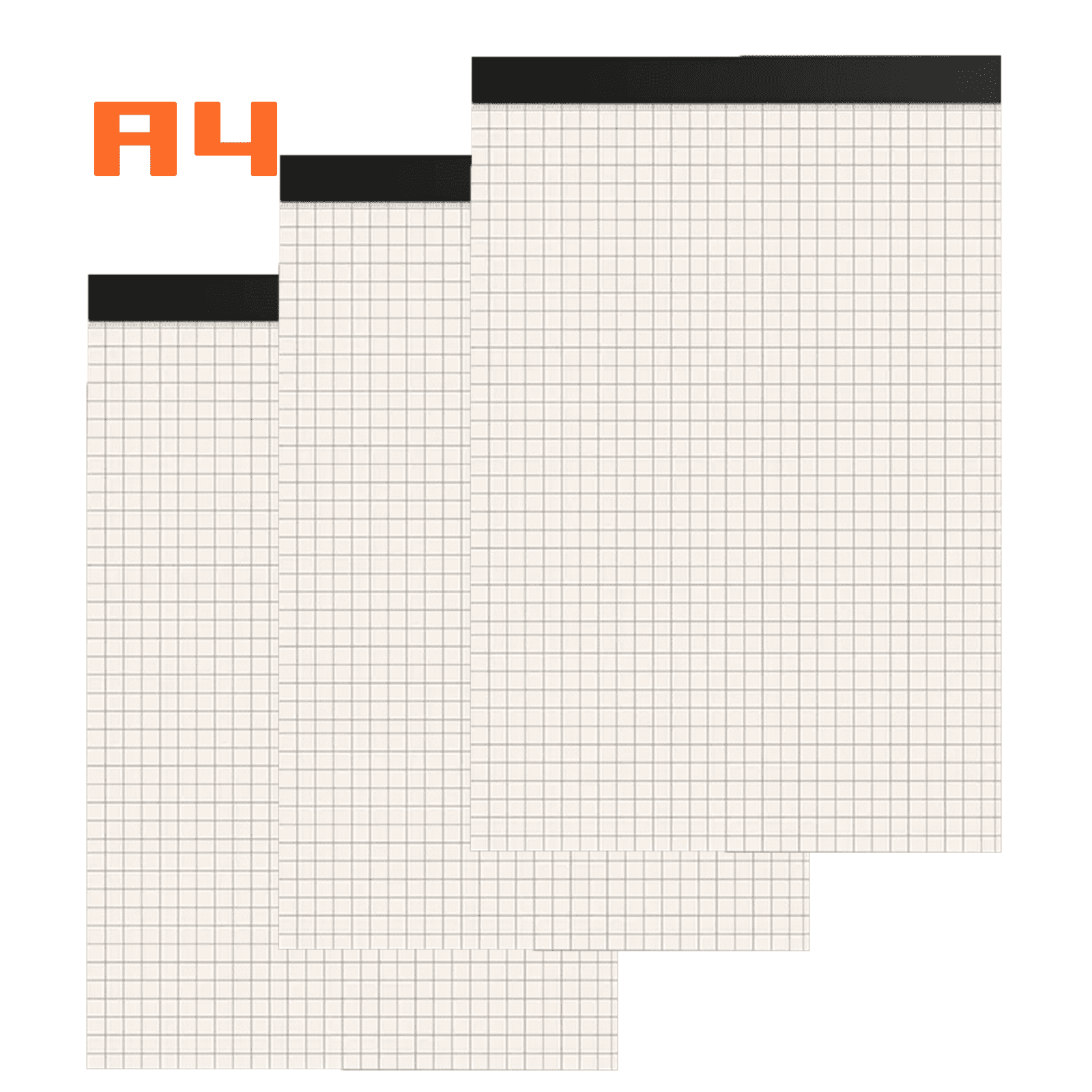 CCOCC 3 Pcs Note Pads Graph Paper Notebook White Color Paper Tearable ...