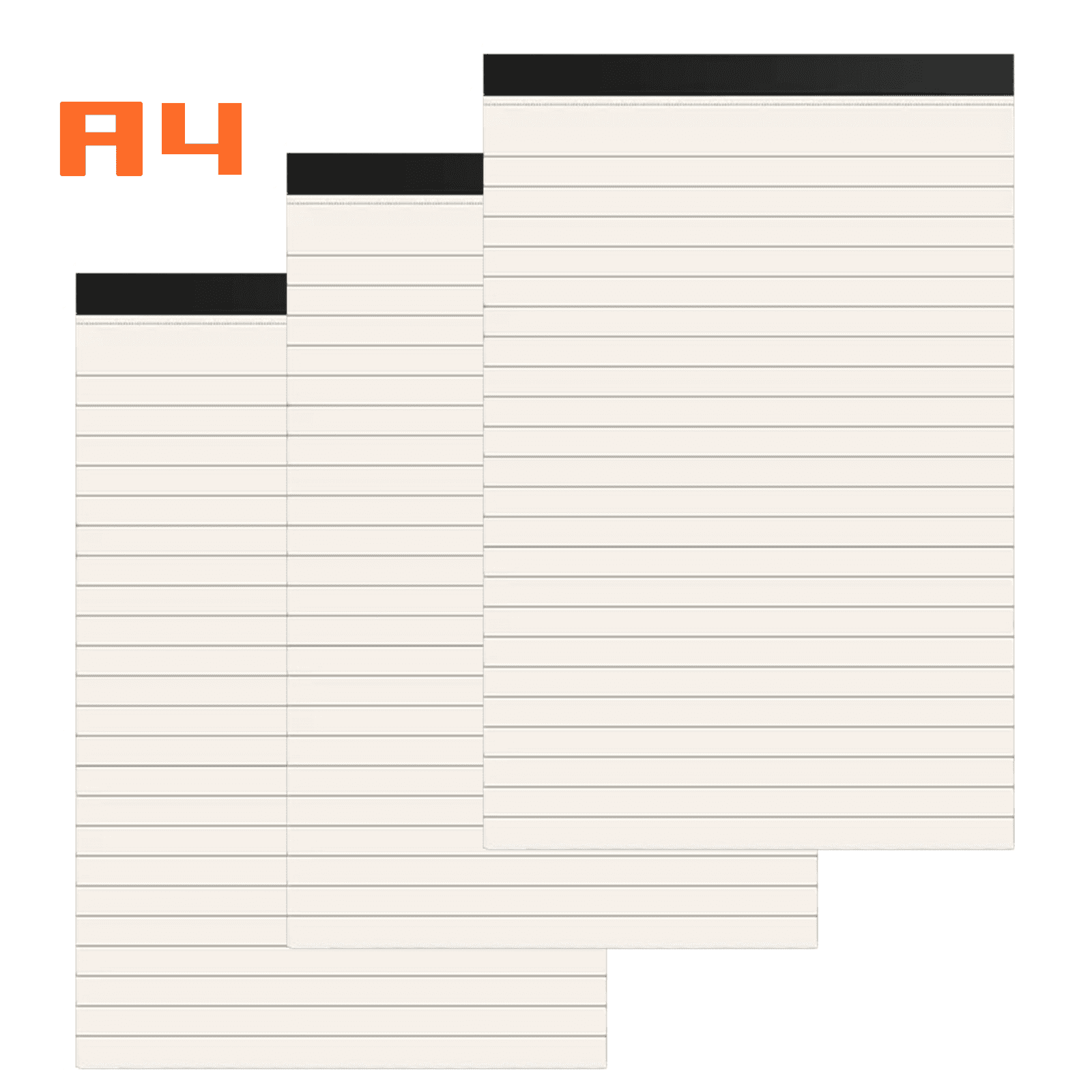CCOCC 3 Pcs Note Pads Notebooks College Ruled White Color Paper ...