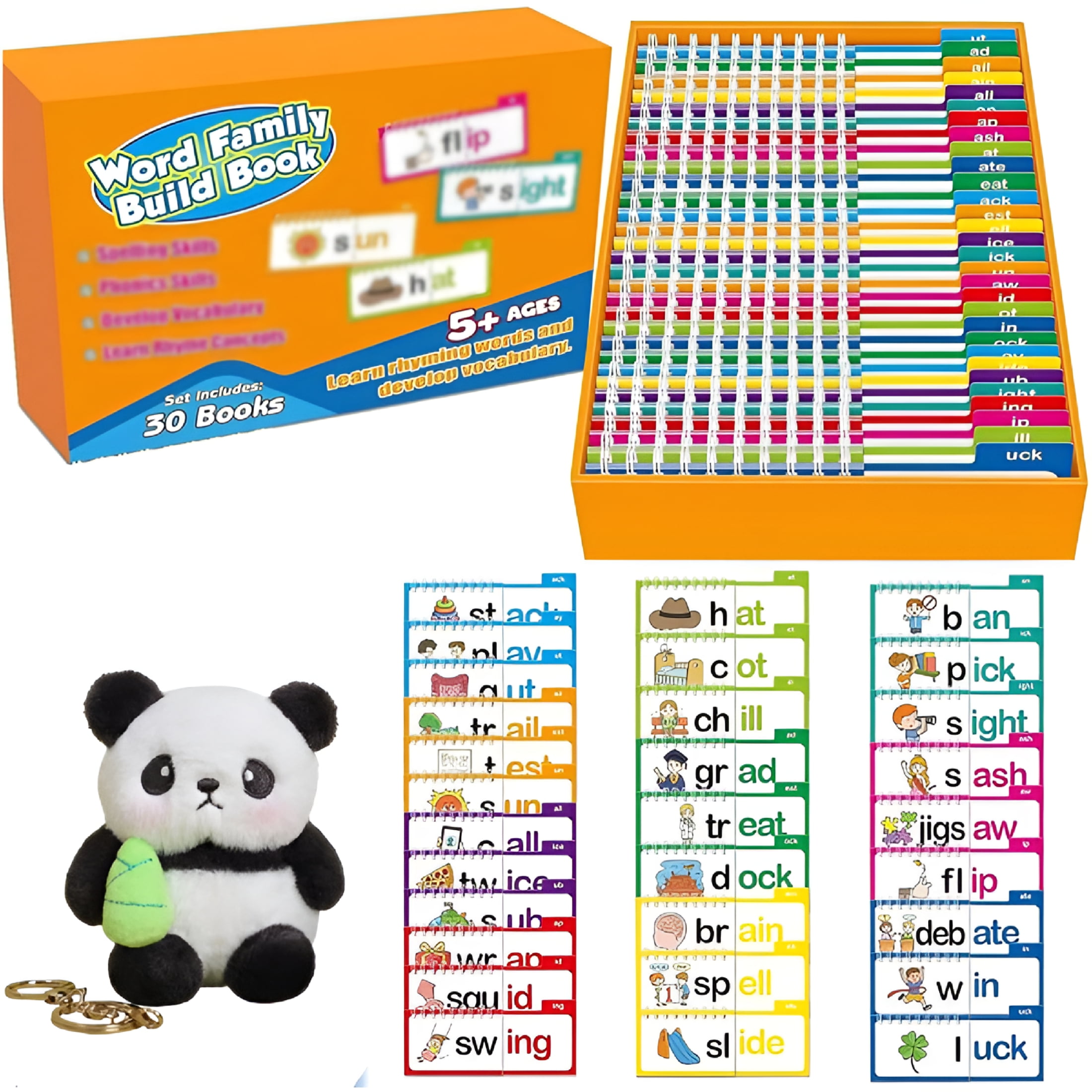 CCOCC 30 Read and Rhyme Flip Books, Word Family Flip Books, Word ...
