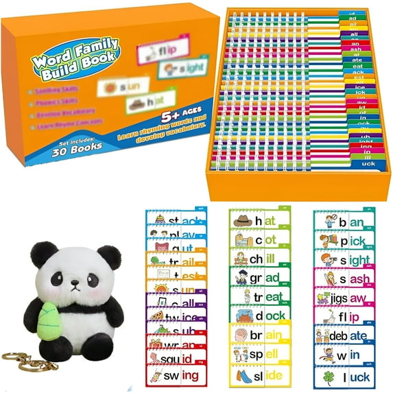 CCOCC 30 Read and Rhyme Flip Books, Word Family Flip Books, Word ...