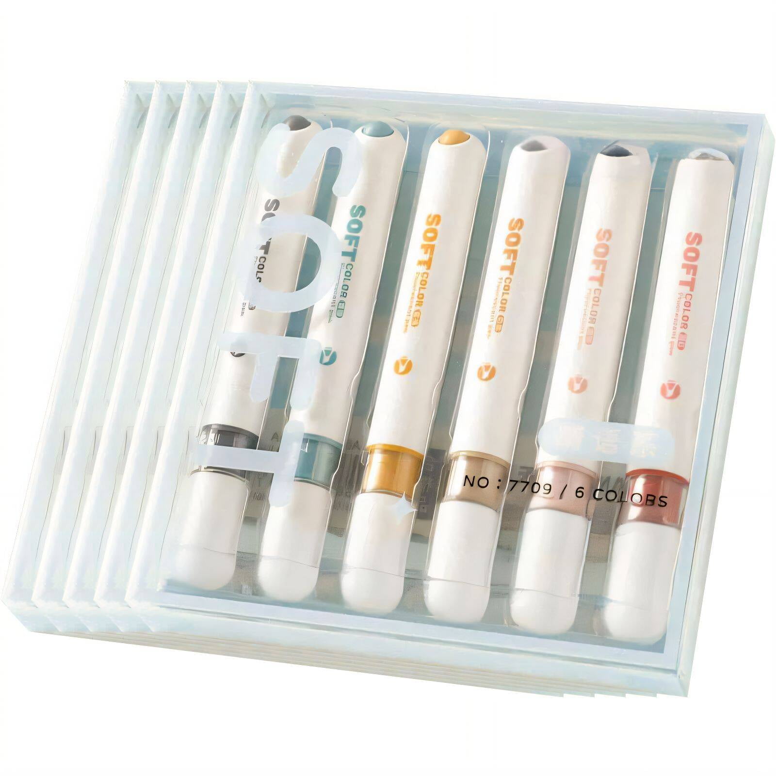 CCOCC 30Pcs Aesthetic Highlighters,Fiber Tip for Durability and Smooth ...