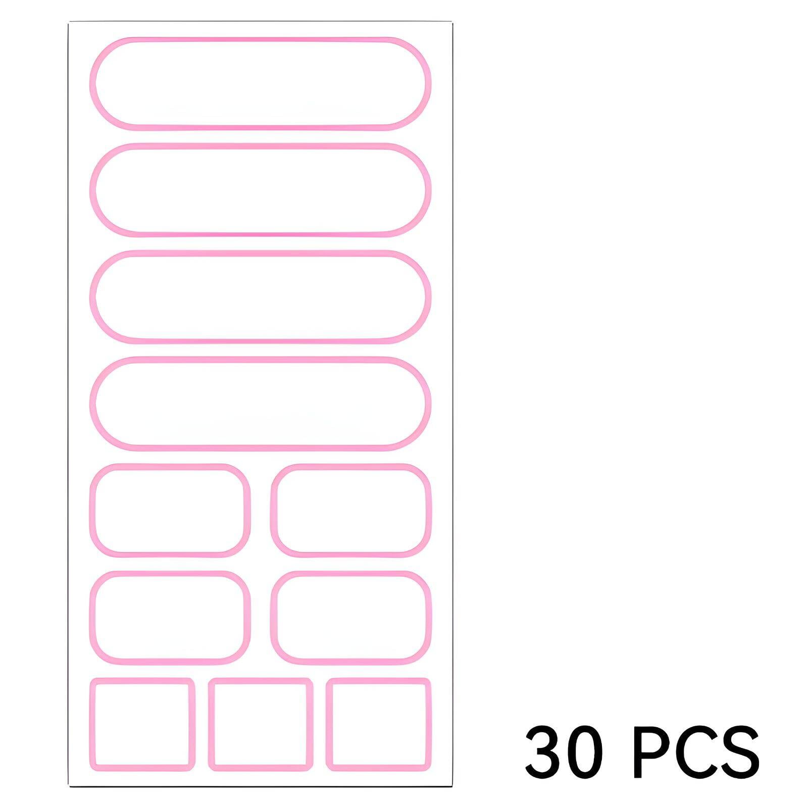 CCOCC 30Pcs Name Tags,Writable Labels Sticker Labels,Easy Marking Name ...