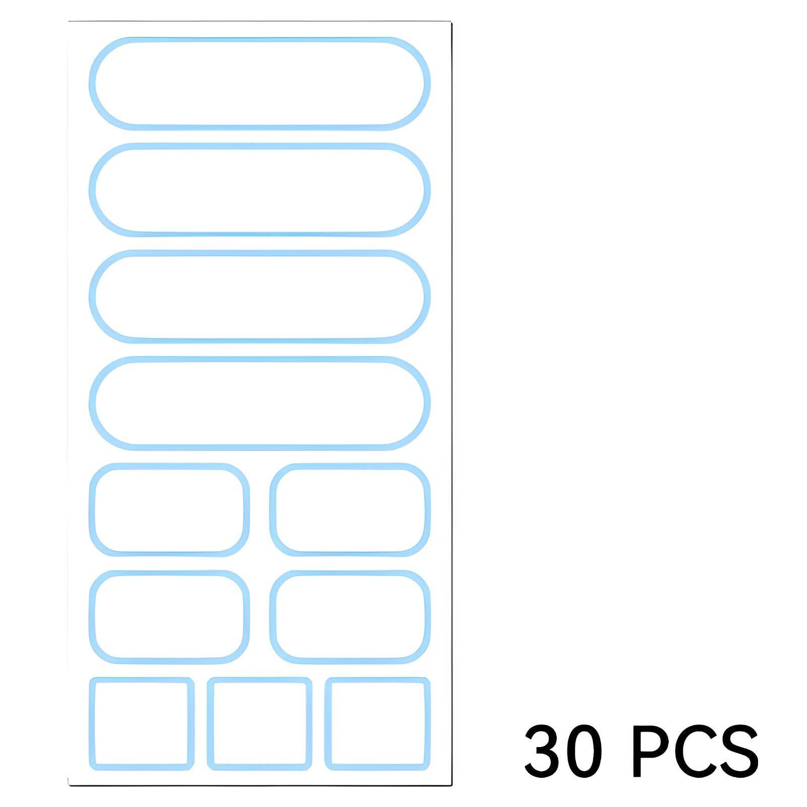 CCOCC 30Pcs Name Tags,Writable Markers Sticker Labels,Easy Marking Name ...