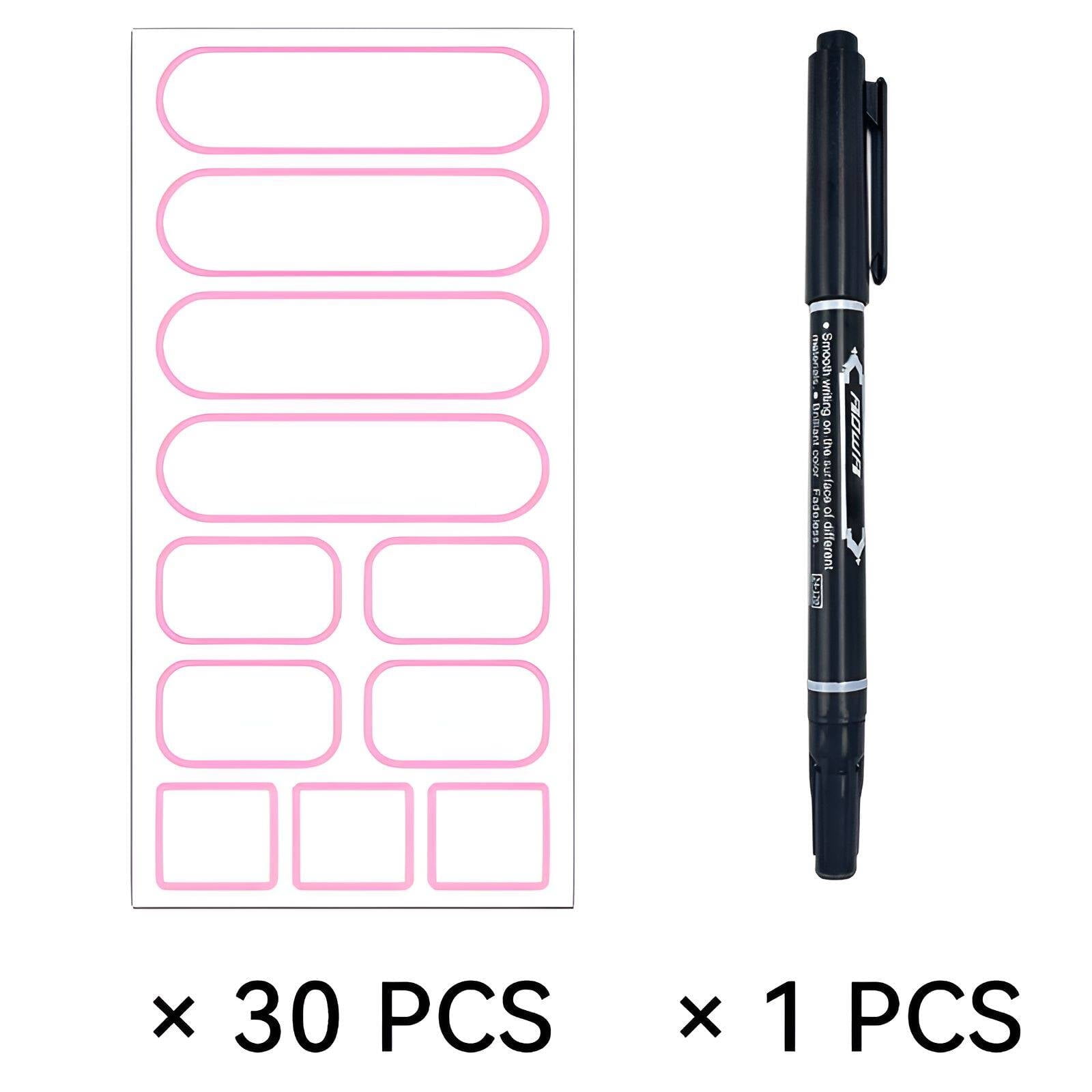 CCOCC 31Pcs Name Tags,Writable Labels Sticker Labels,Clean Removal Name ...