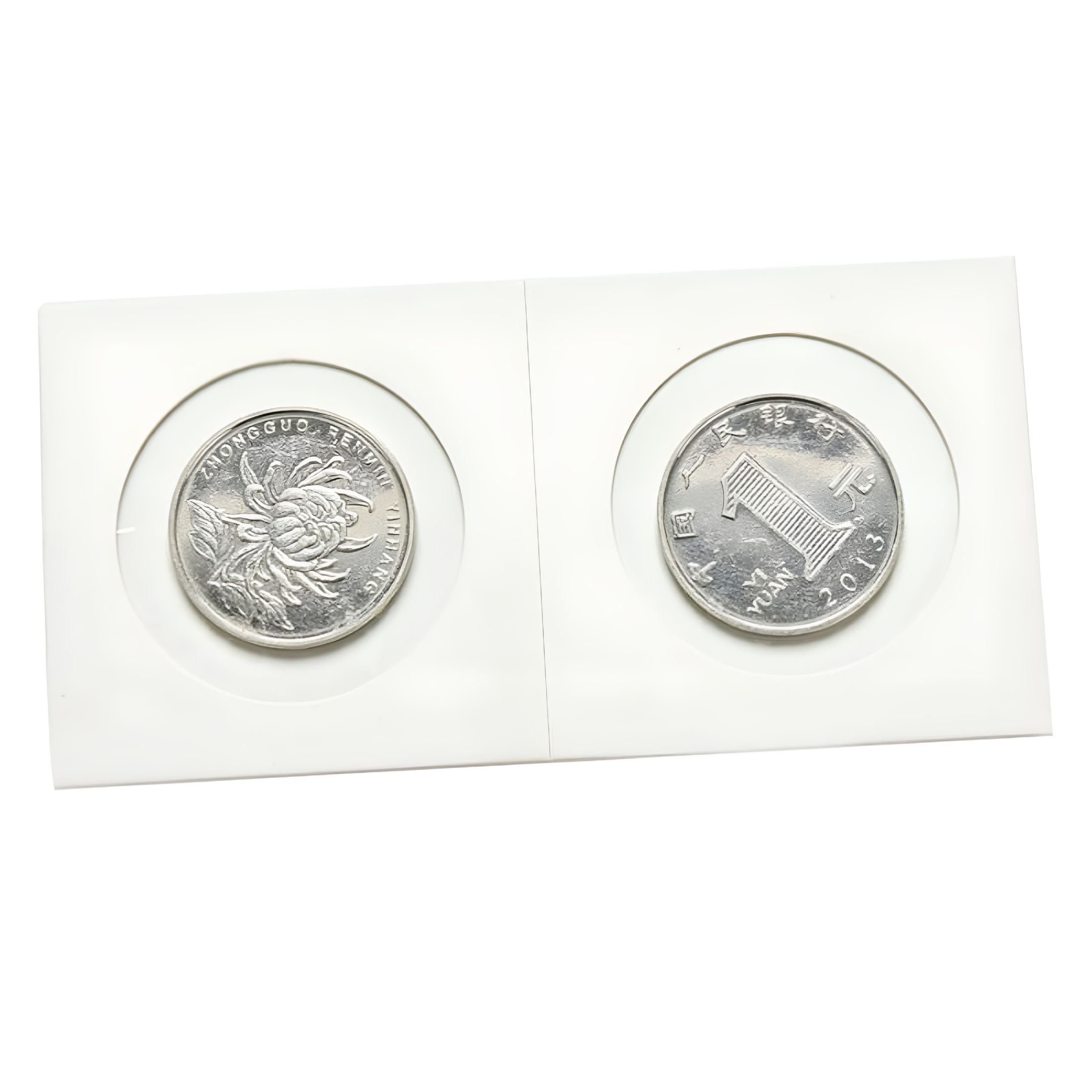 CCOCC 35mm 50x Cardboard 2x2 Coin Holder Mylar Flips Cent - Silver ...