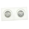 CCOCC 35mm 50x Cardboard 2x2 Coin Holder Mylar Flips Cent - Silver ...