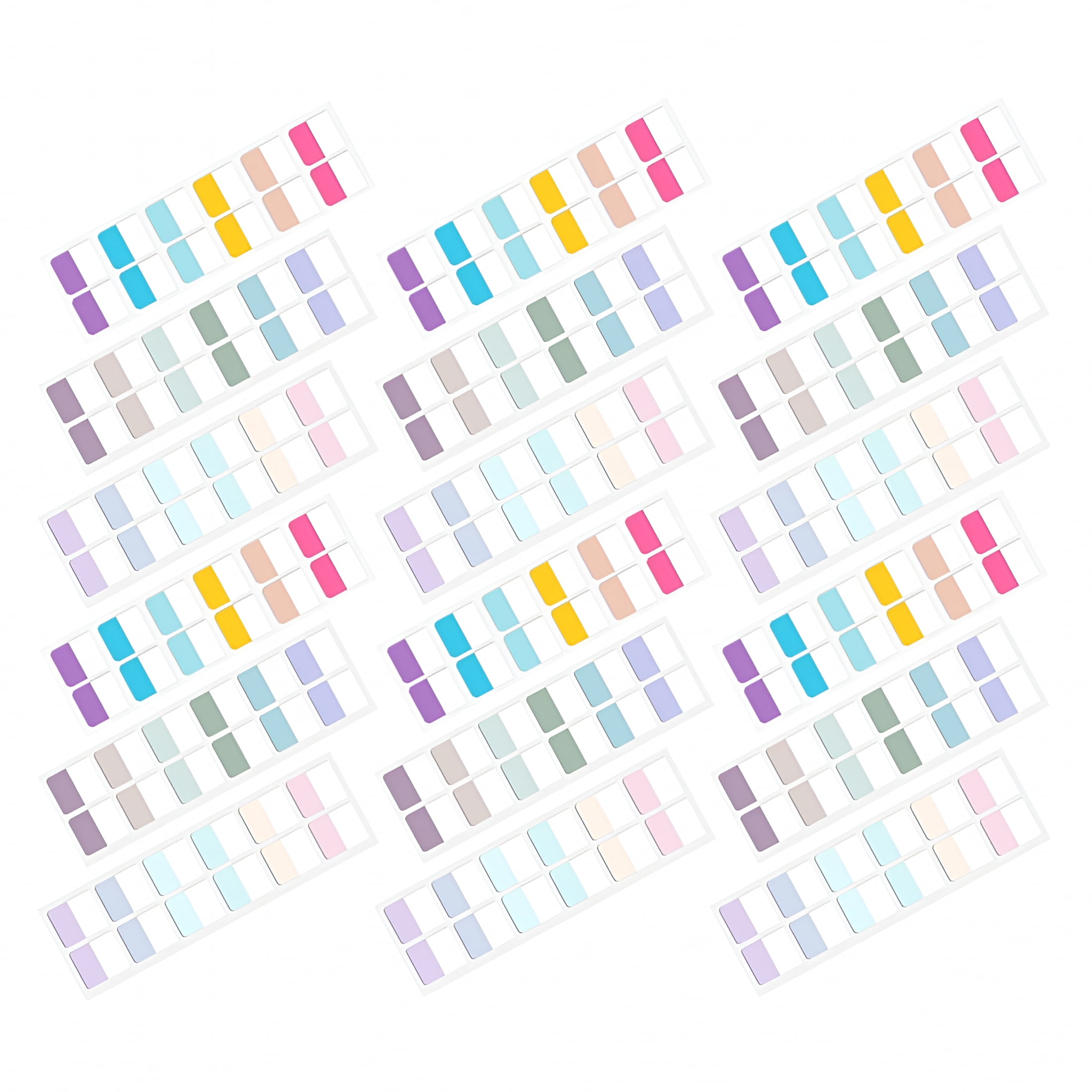 CCOCC 360pcs Sticky Tabs For Notebooks Writing Index Tabs Multi Colored ...