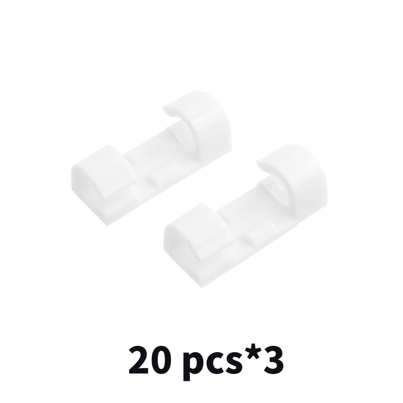 CCOCC 3Pcs Cable Clips Clear Adhesive Cord Organizer,Compact Cable ...