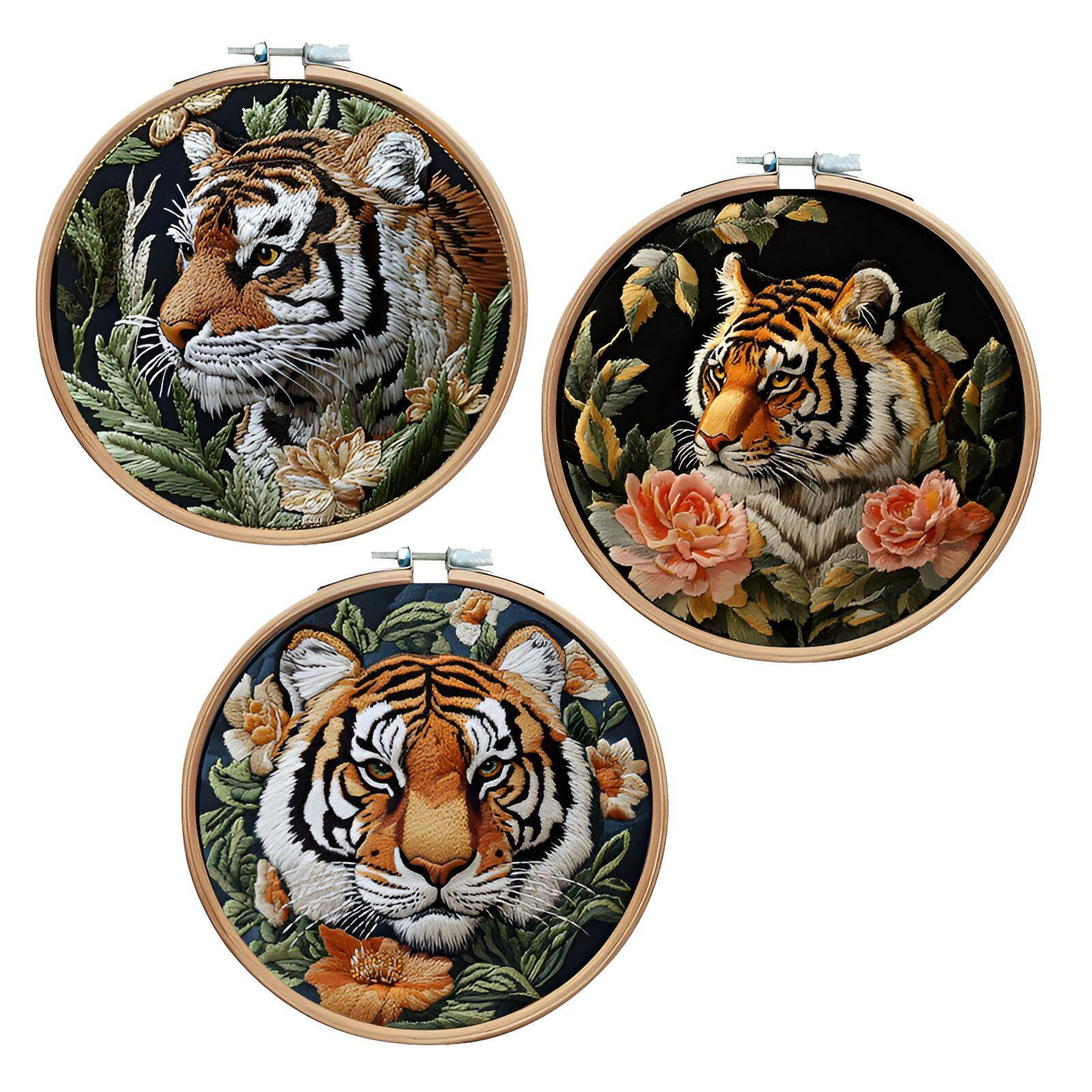 CCOCC 3Pcs Embroidery Kit,Freedom to Choose Style Cross Stitch,Enhance ...