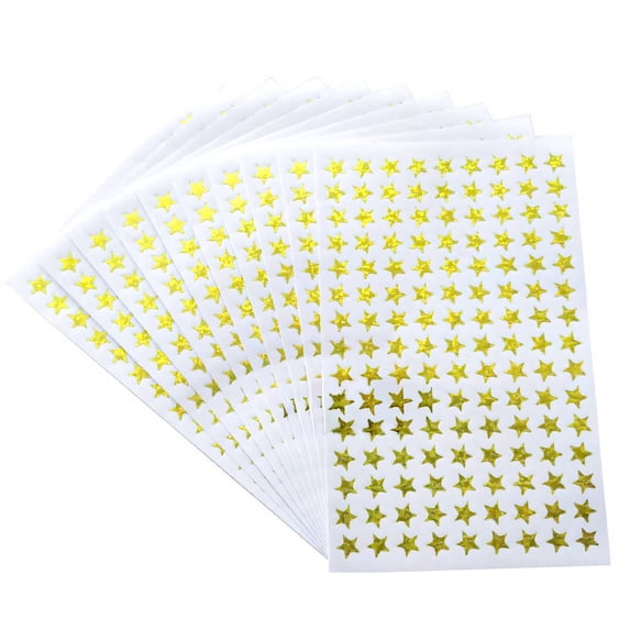 CCOCC 3Pcs Gold Star Stickers,Weekly Plan Planner Stickers,Easy To ...