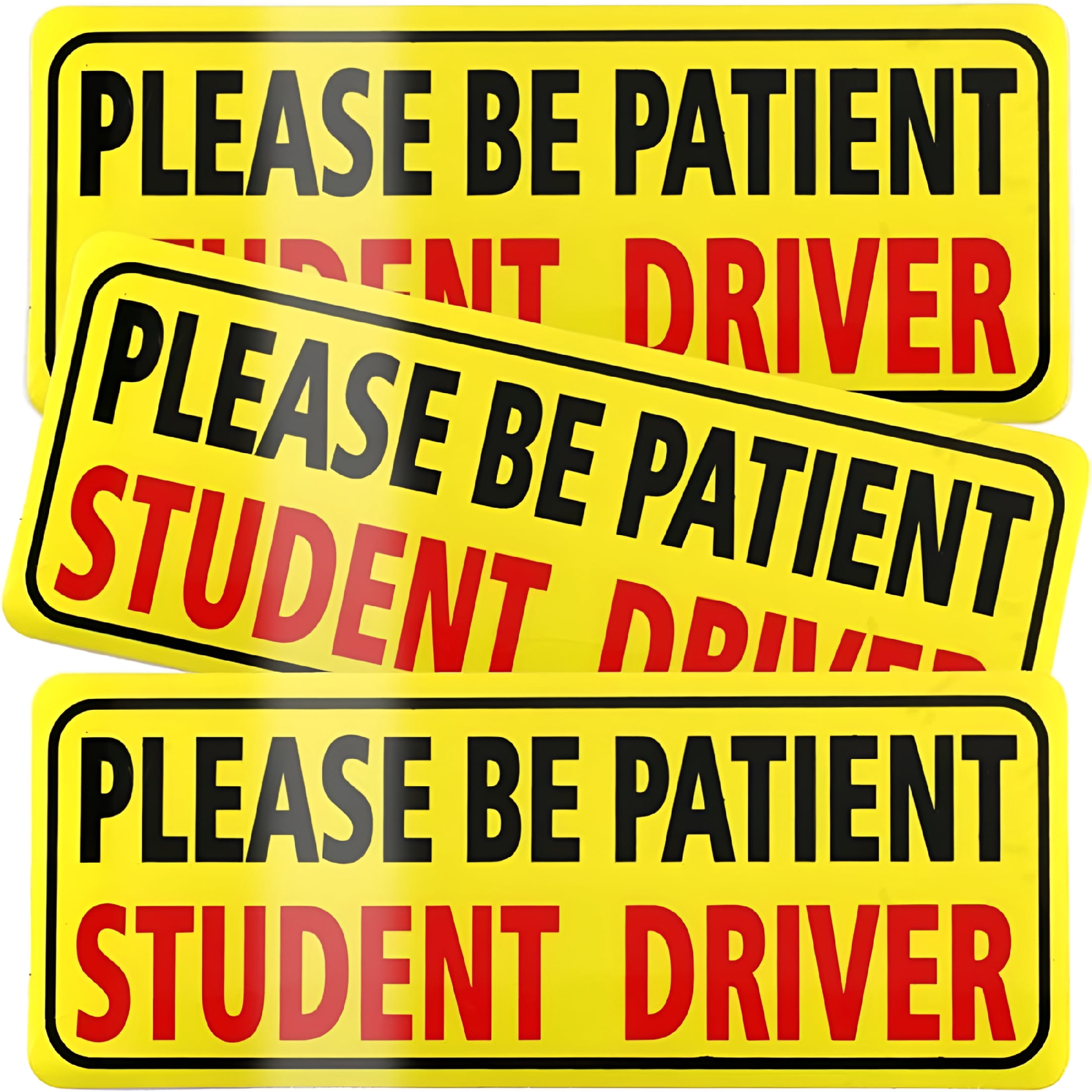 CCOCC 3Pcs Magnet for Car,Please Be Patient Student Driver,Student ...