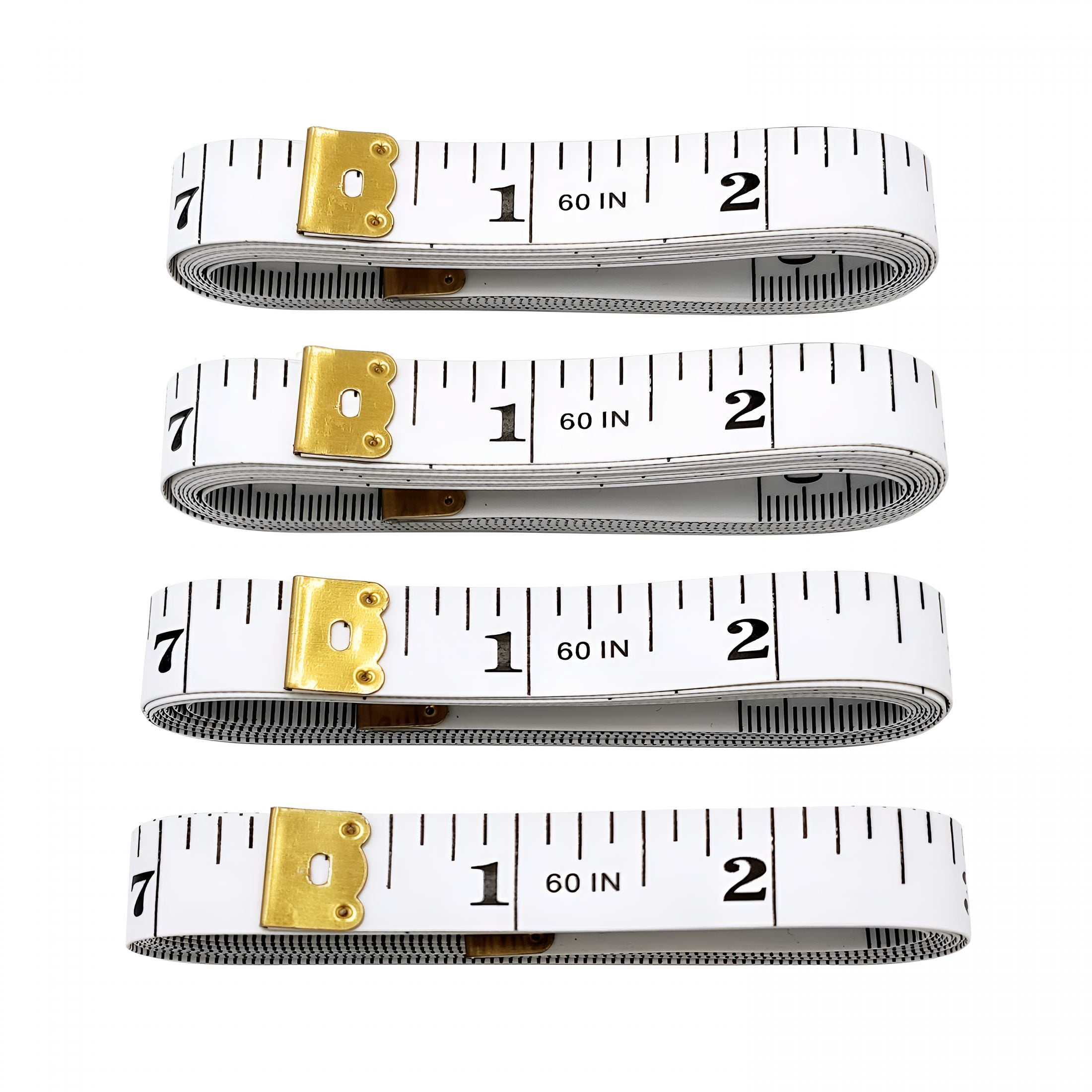 CCOCC 4 Pack Soft Tape Measure Double Scale 60-inch/150cm, Fabric Craft ...